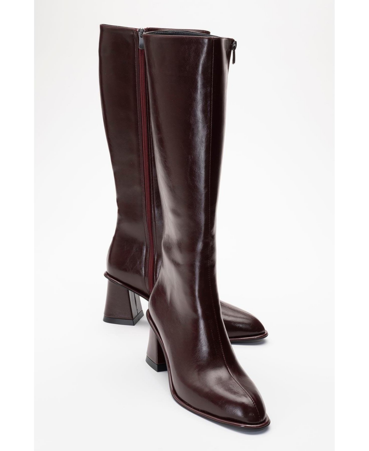 Click here for Prologue Shoes Paradis Block Heel Knee High Boot (... prices