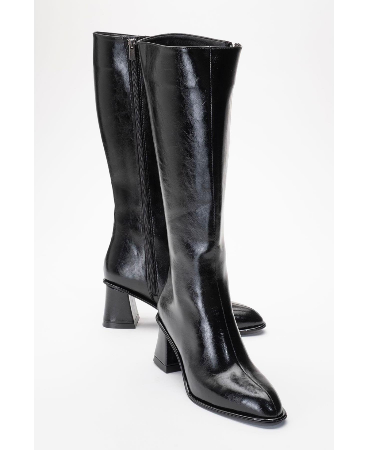 Click here for Prologue Shoes Paradis Block Heel Knee High Boot (... prices