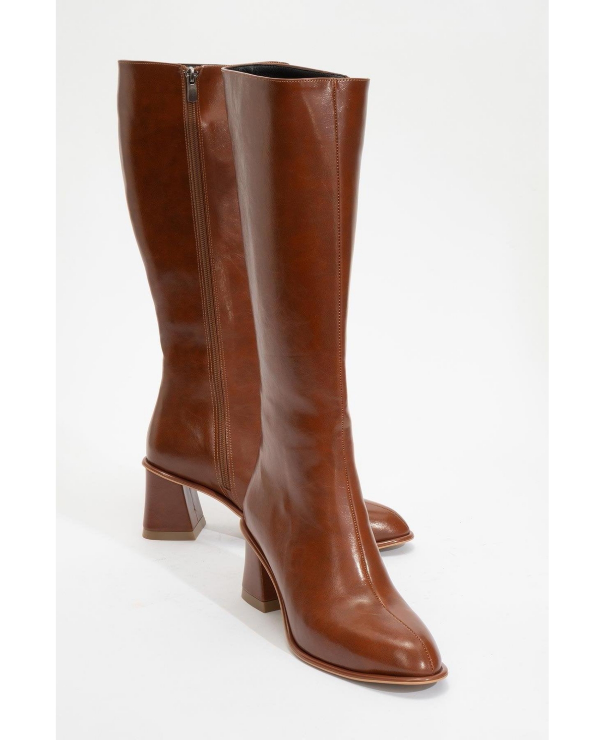 Click here for Prologue Shoes Paradis Block Heel Knee High Boot (... prices
