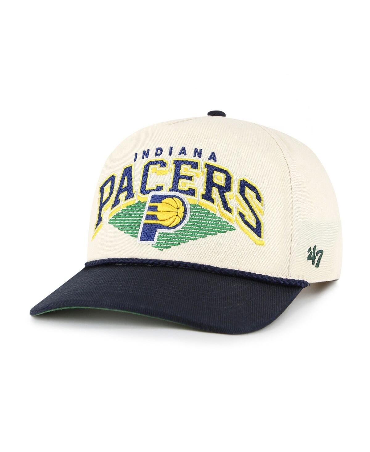 Click here for 47 Brand Mens Cream/Navy Indiana Pacers Pomona Two... prices