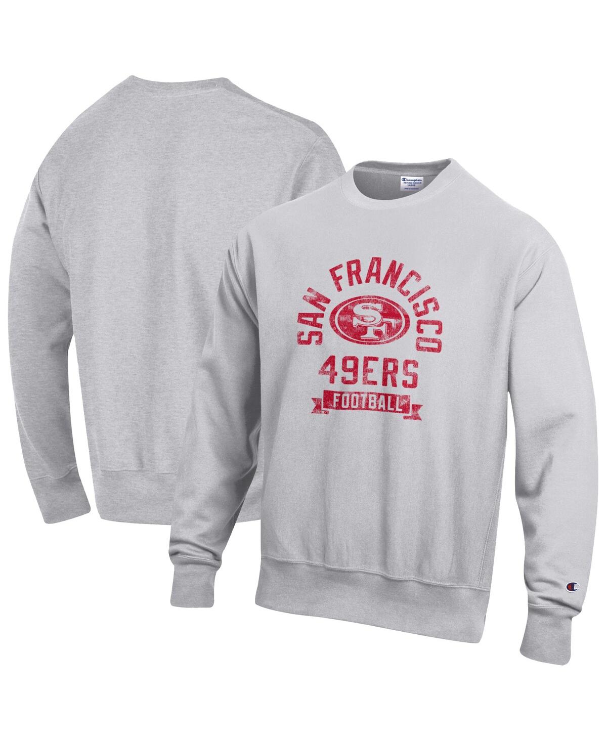 Click here for Champion Mens Heather Gray San Francisco 49ers Rev... prices
