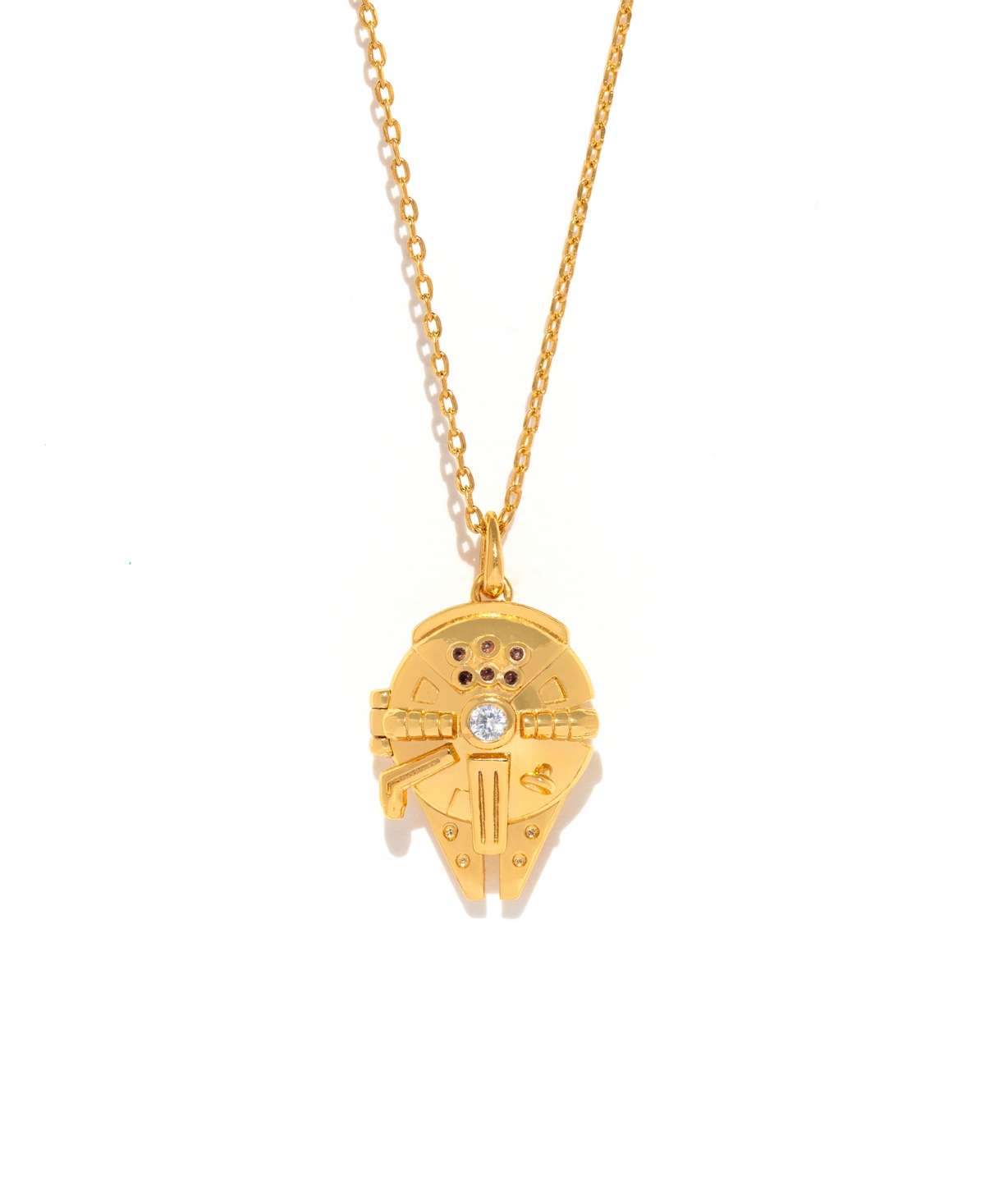 Click here for Girls Crew Star Wars Millennium Falcon Locket Neck... prices