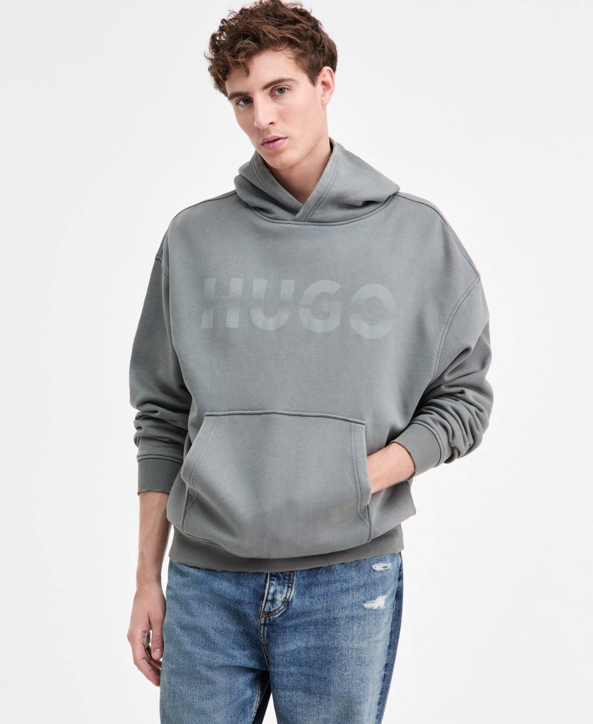 Click here for Hugo Boss Mens Nenzyod Cotton Terry Logo Pullover... prices