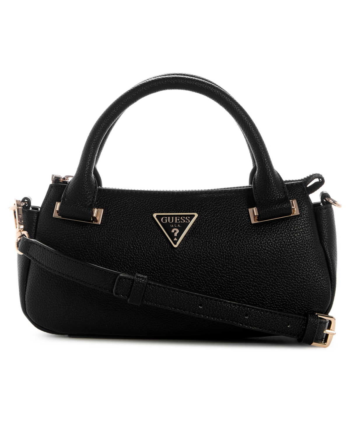 Click here for Guess Evie Small Satchel - Black prices