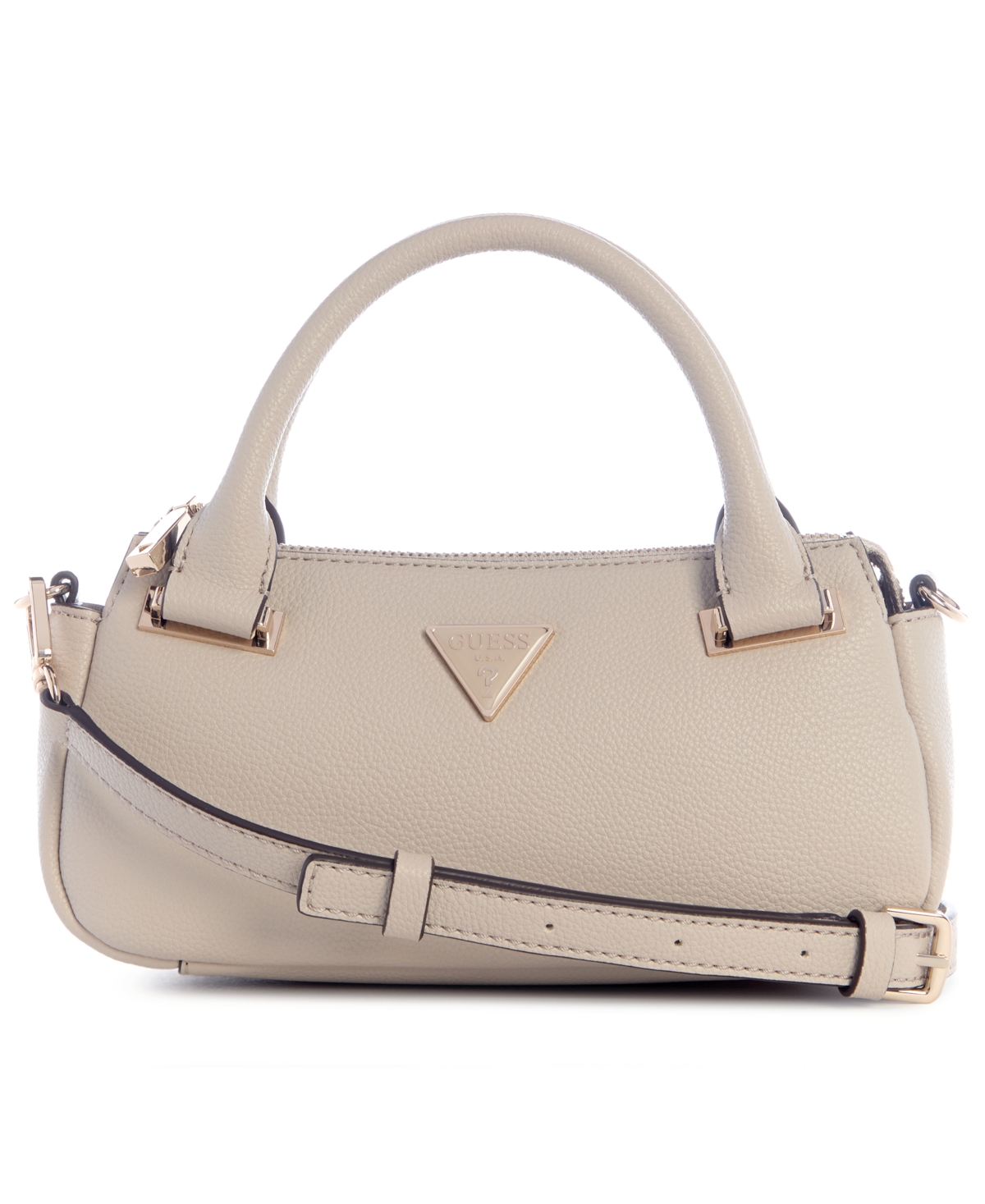Click here for Guess Evie Small Satchel - Light Taupe prices