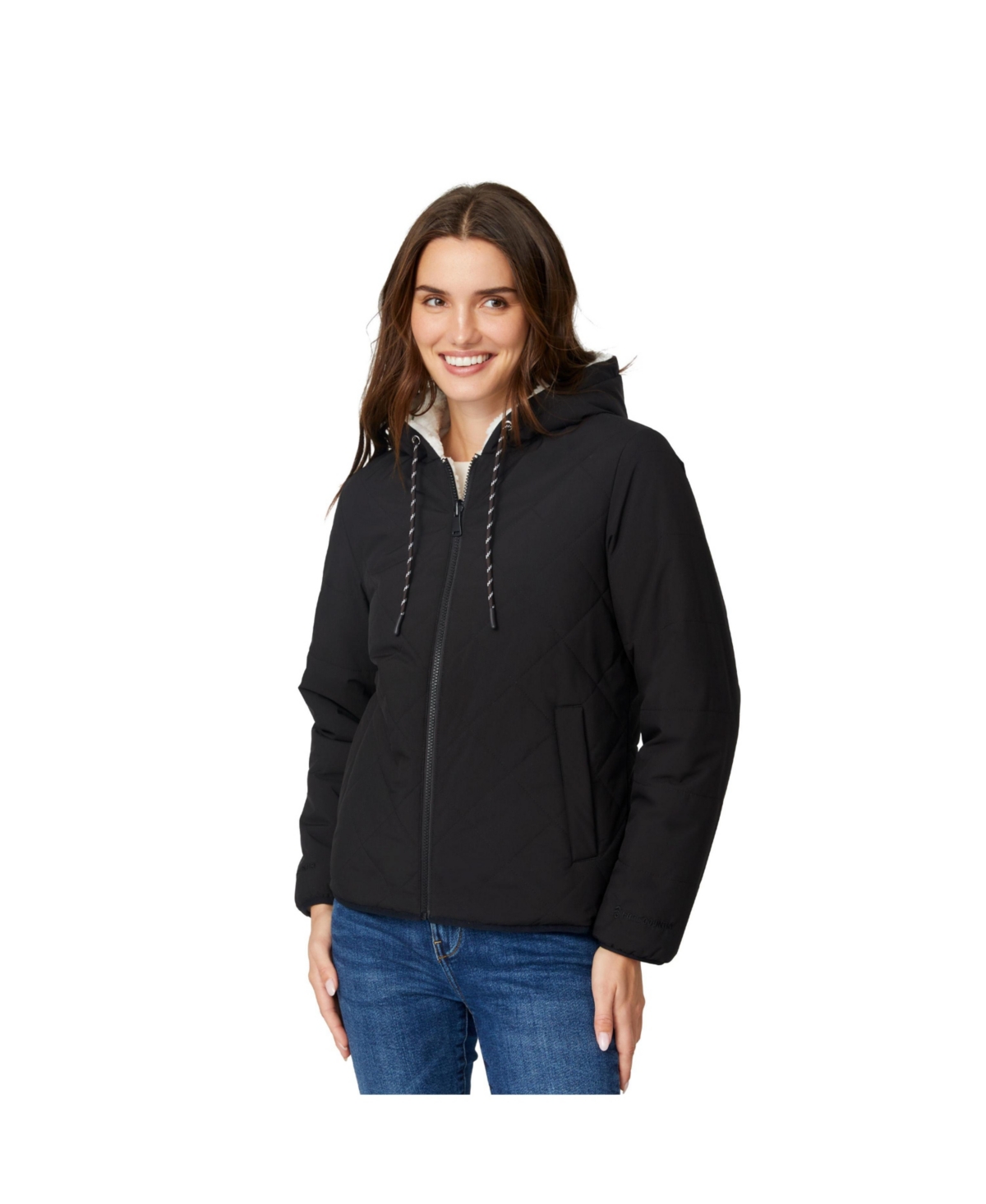 Click here for Free Country Womens Hooded Cirrus Quilted Reversib... prices