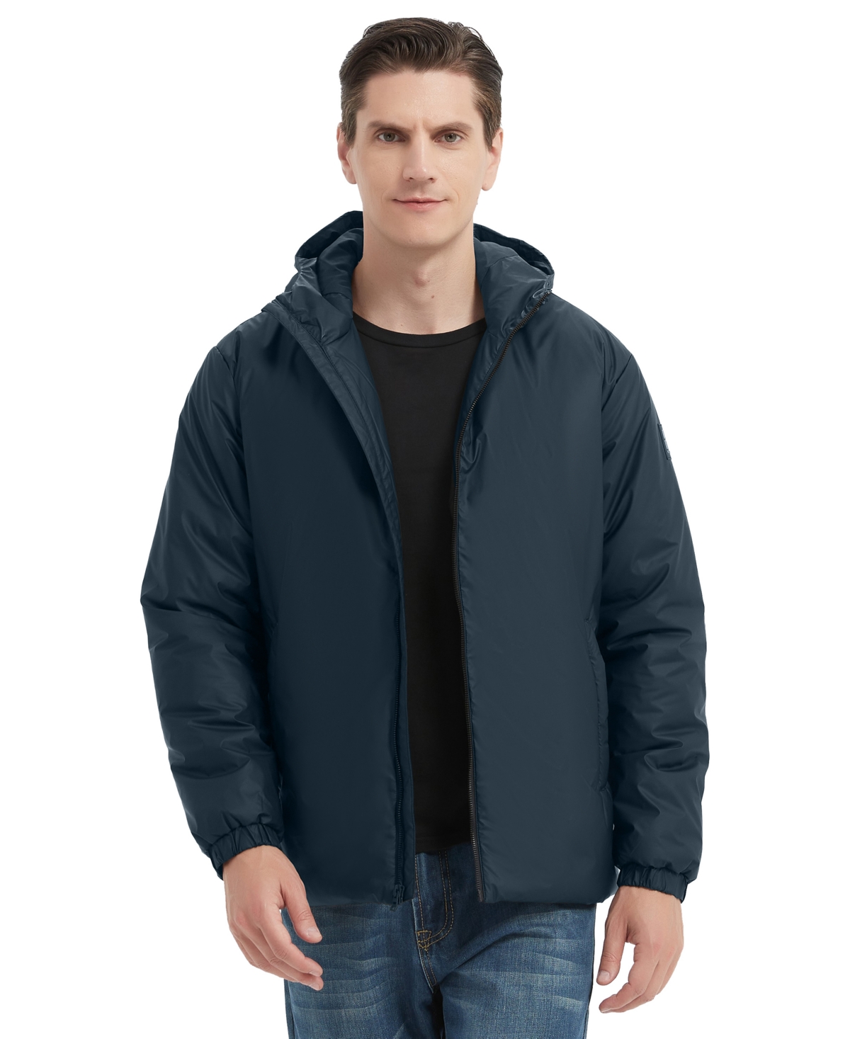 Click here for Hawke & Co. Mens Long Sleeve Highly Rain Resistant... prices