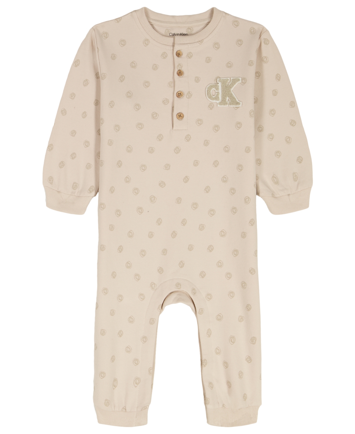 Click here for Calvin Klein Baby Boys and Girls Crewneck Coverall... prices
