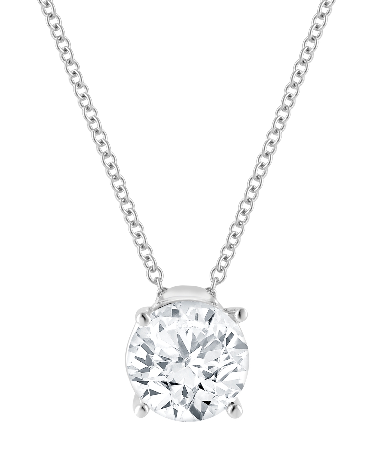 Click here for Badgley Mischka Lab Grown Diamond Solitaire Pendan... prices