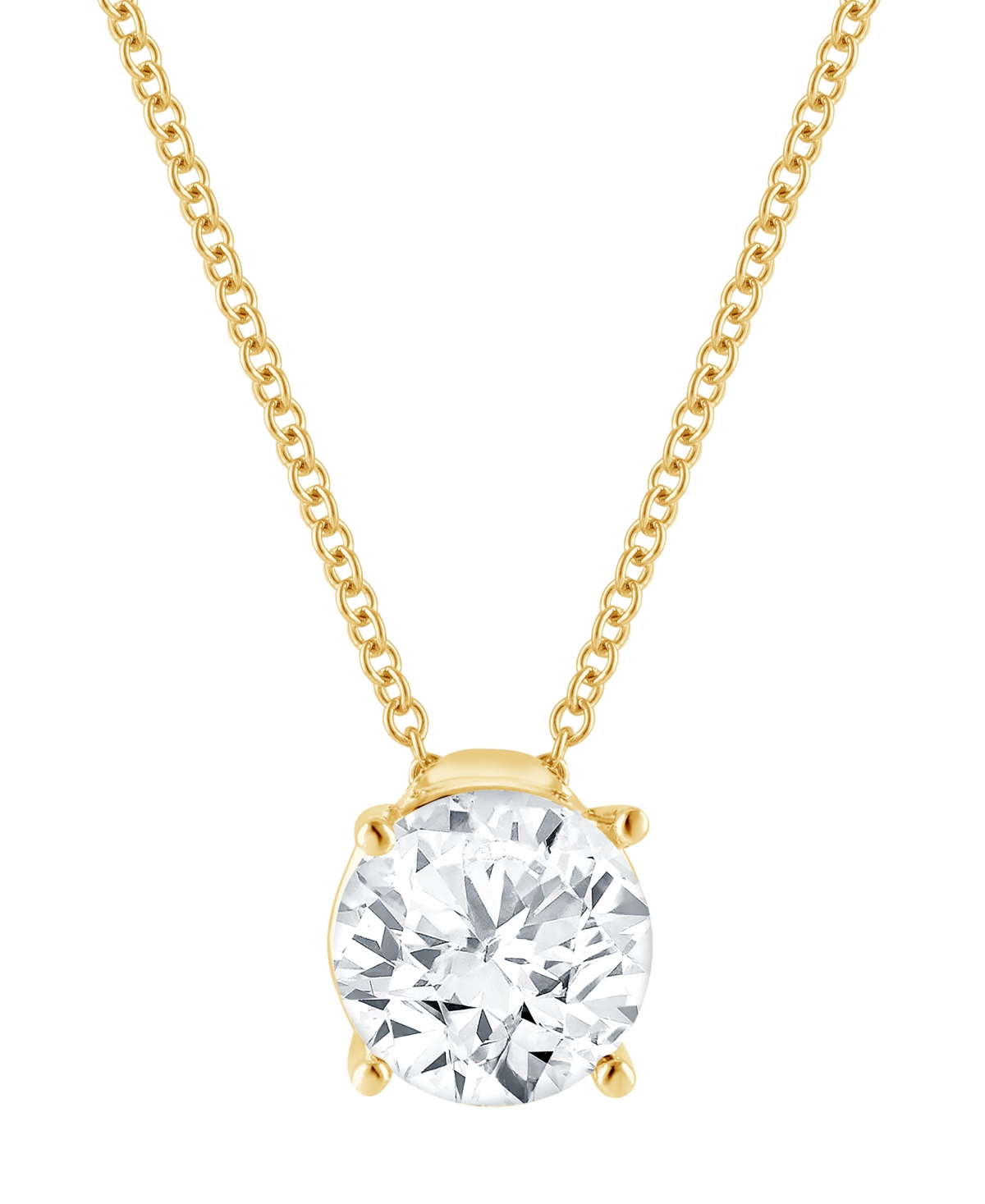 Click here for Badgley Mischka Lab Grown Diamond Solitaire Pendan... prices
