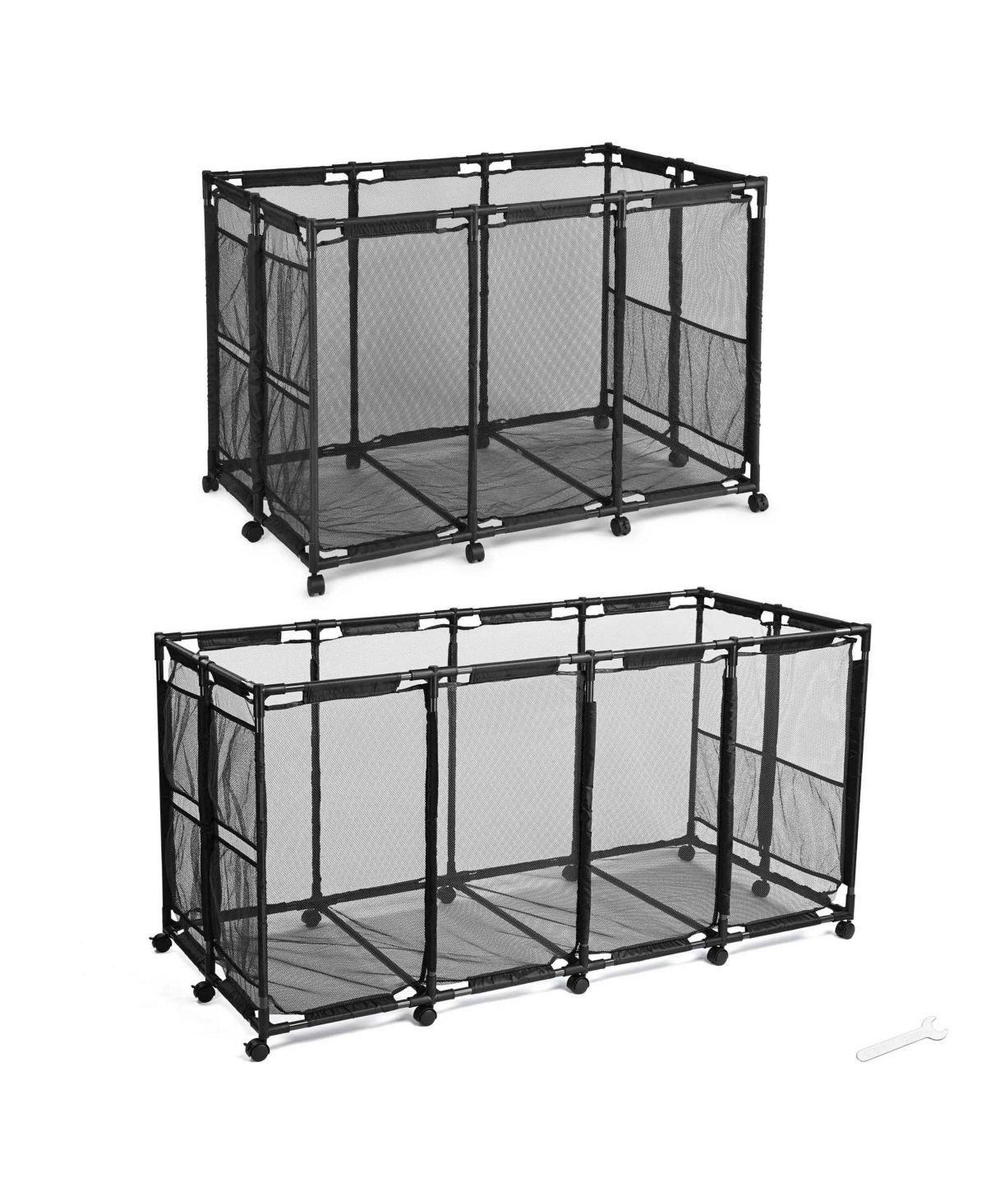 Click here for Yescom 2 Pack Pool Toy Storage Bin Mesh Basket Org... prices