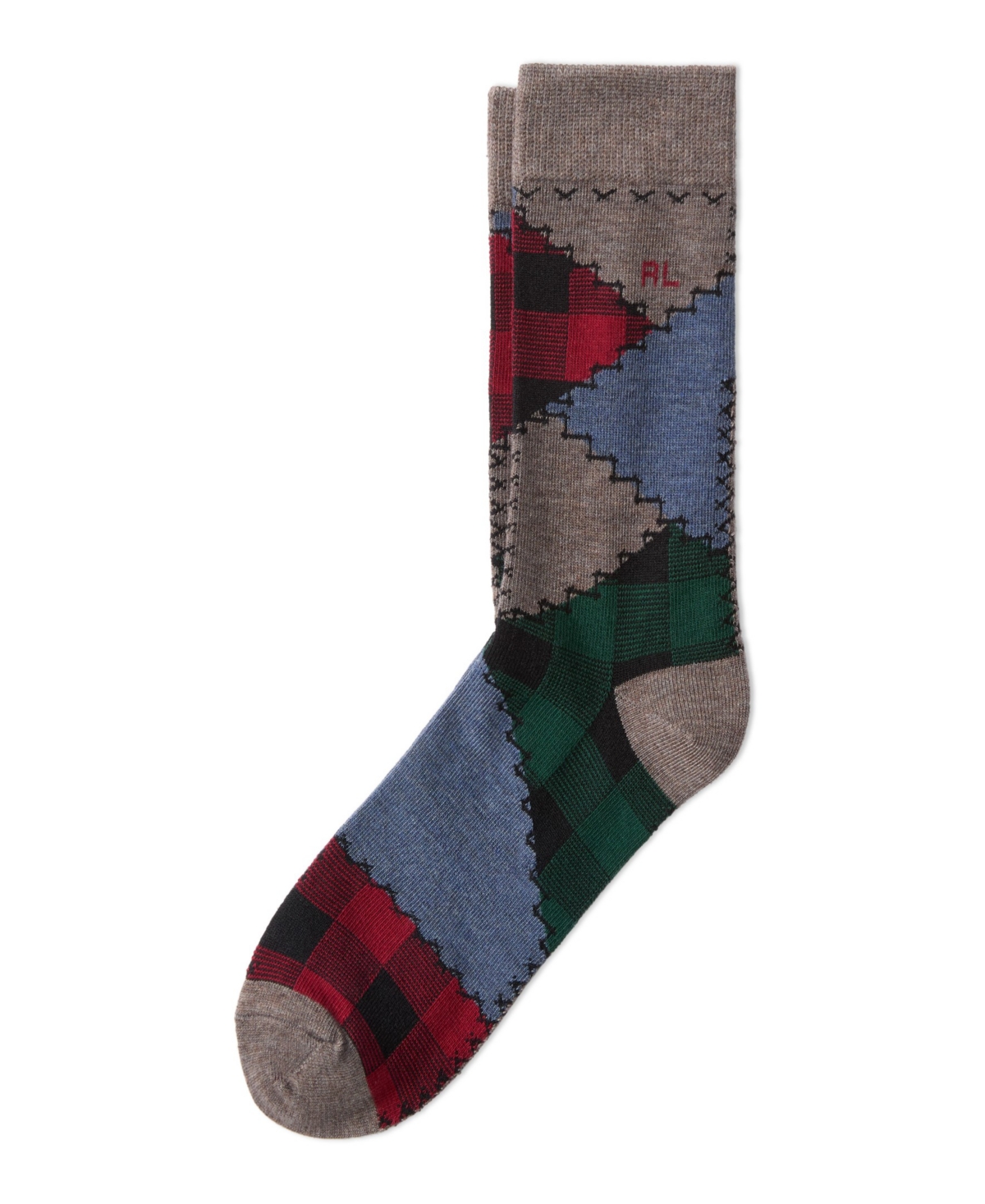 Click here for Polo Ralph Lauren Womens Patchwork Crew Socks - Me... prices