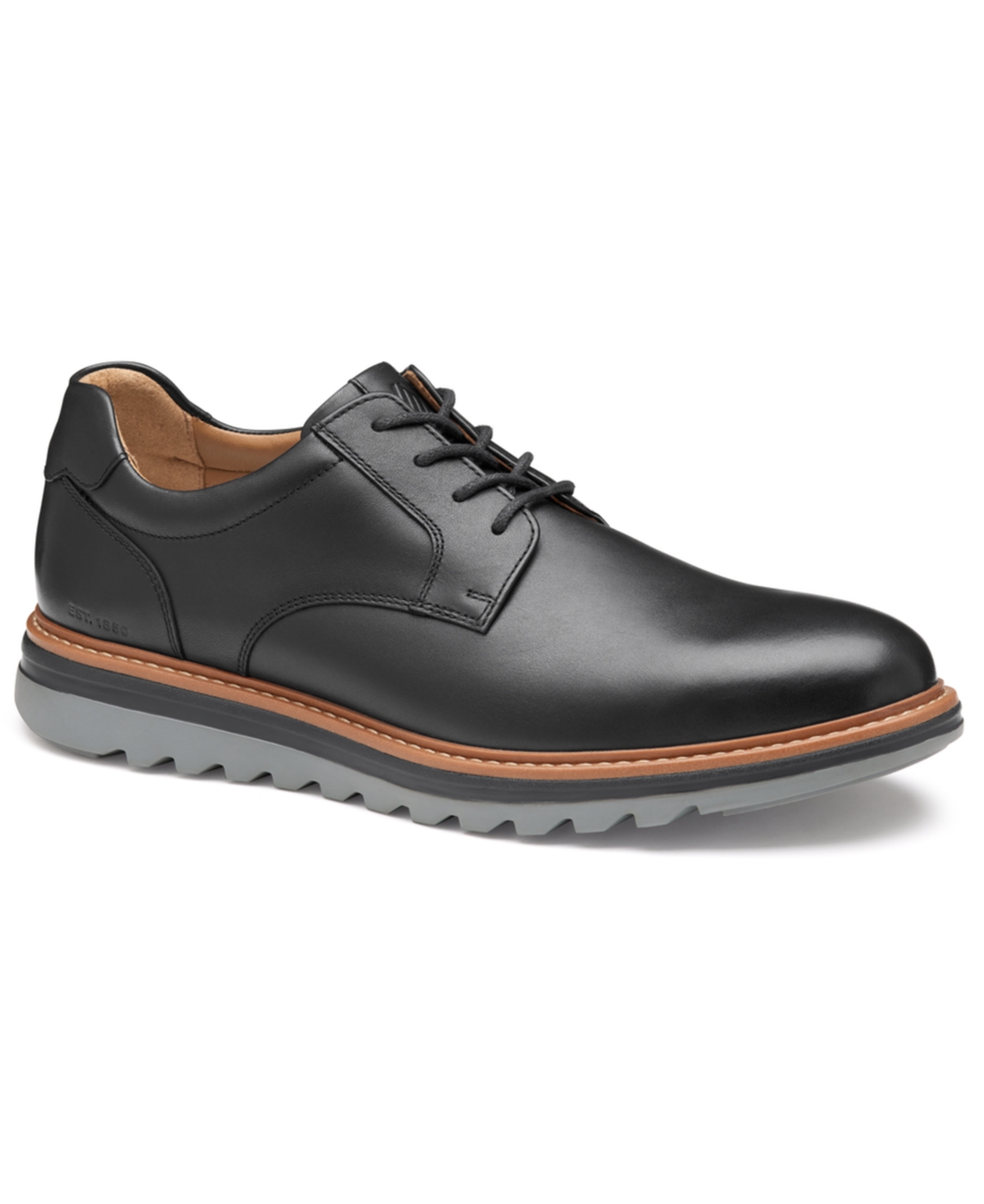 Click here for Johnston & Murphy Mens Braxton Plain Round Toe Sho... prices
