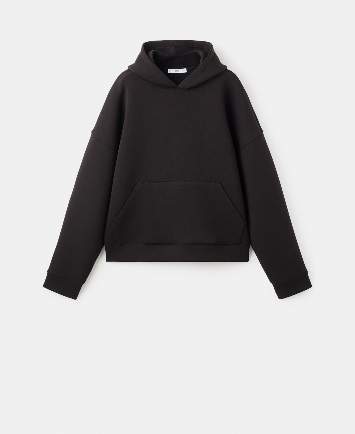 Click here for Mango Womens Oversized Hoodie Sweatshirt - Brown prices