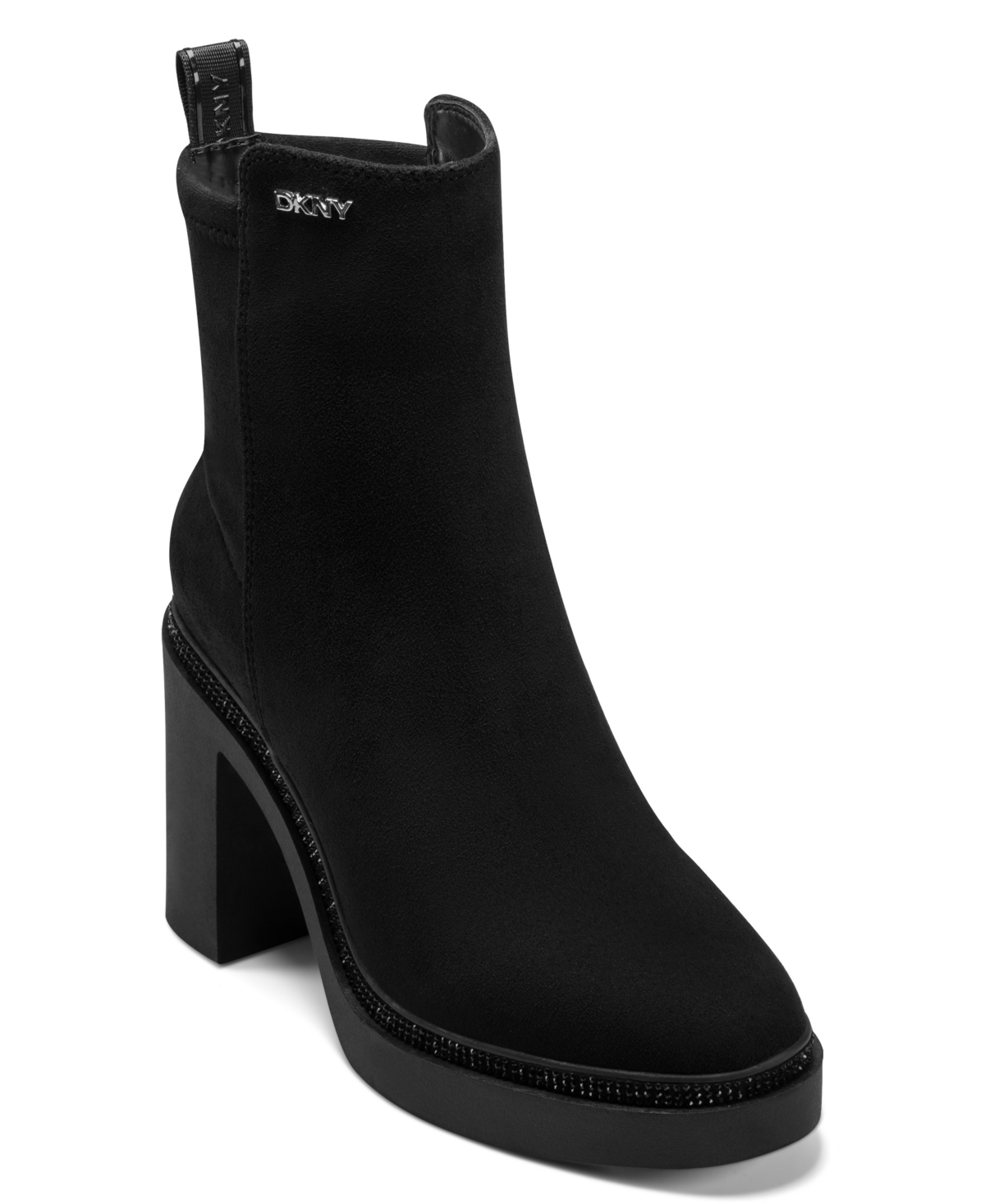 Click here for Dkny Womens Telsi Platform Bootie - Black prices