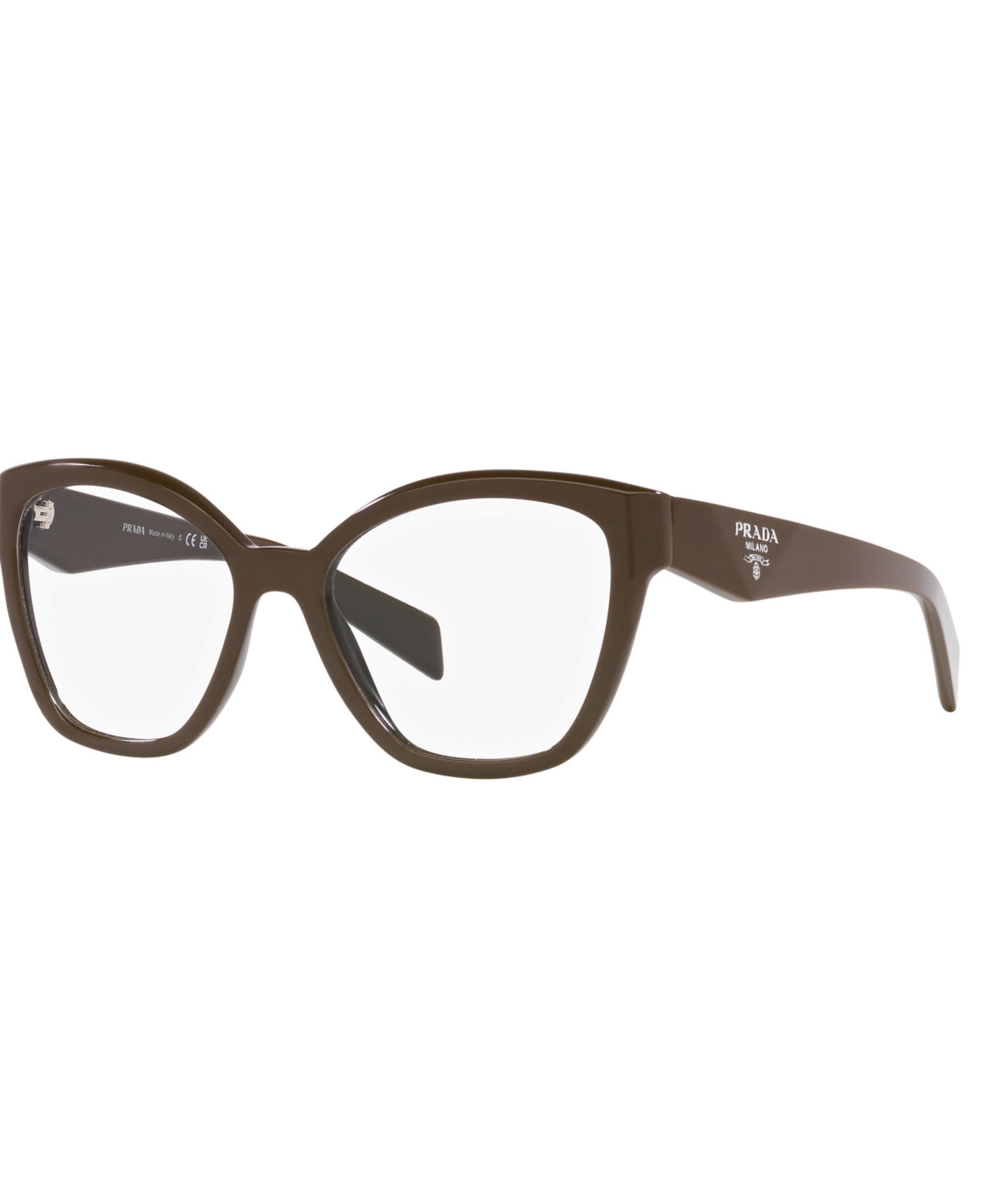 Click here for Prada Womens Irregular Eyeglasses  Pr 20ZV - Loden prices