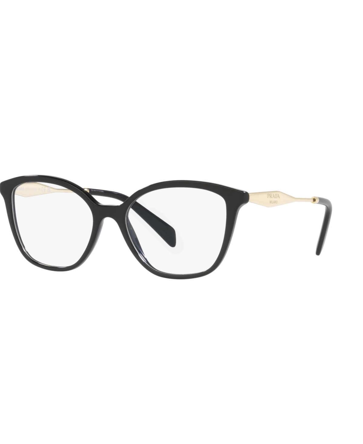 Click here for Prada Womens Butterfly Eyeglasses  Pr 02ZV - Black prices