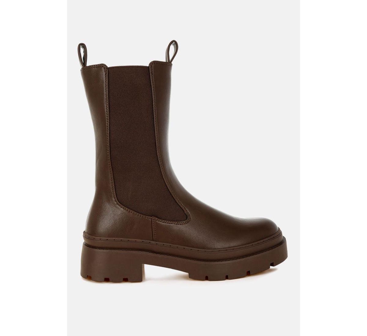 Click here for Womens jolt elasticated gussets lug sole boots - B... prices