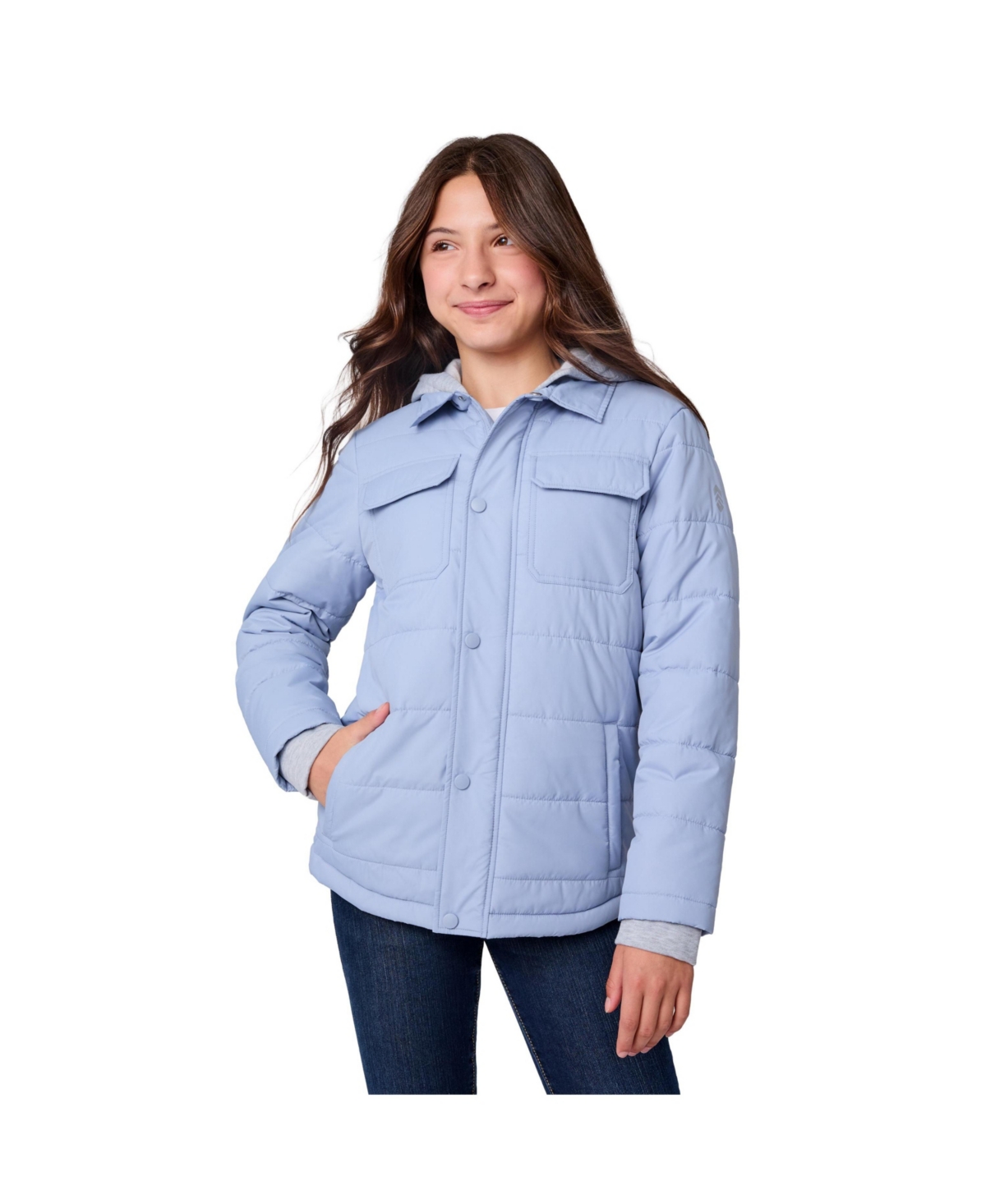 Click here for Free Country Girls Trail Puffer Hoodie Shacket - C... prices