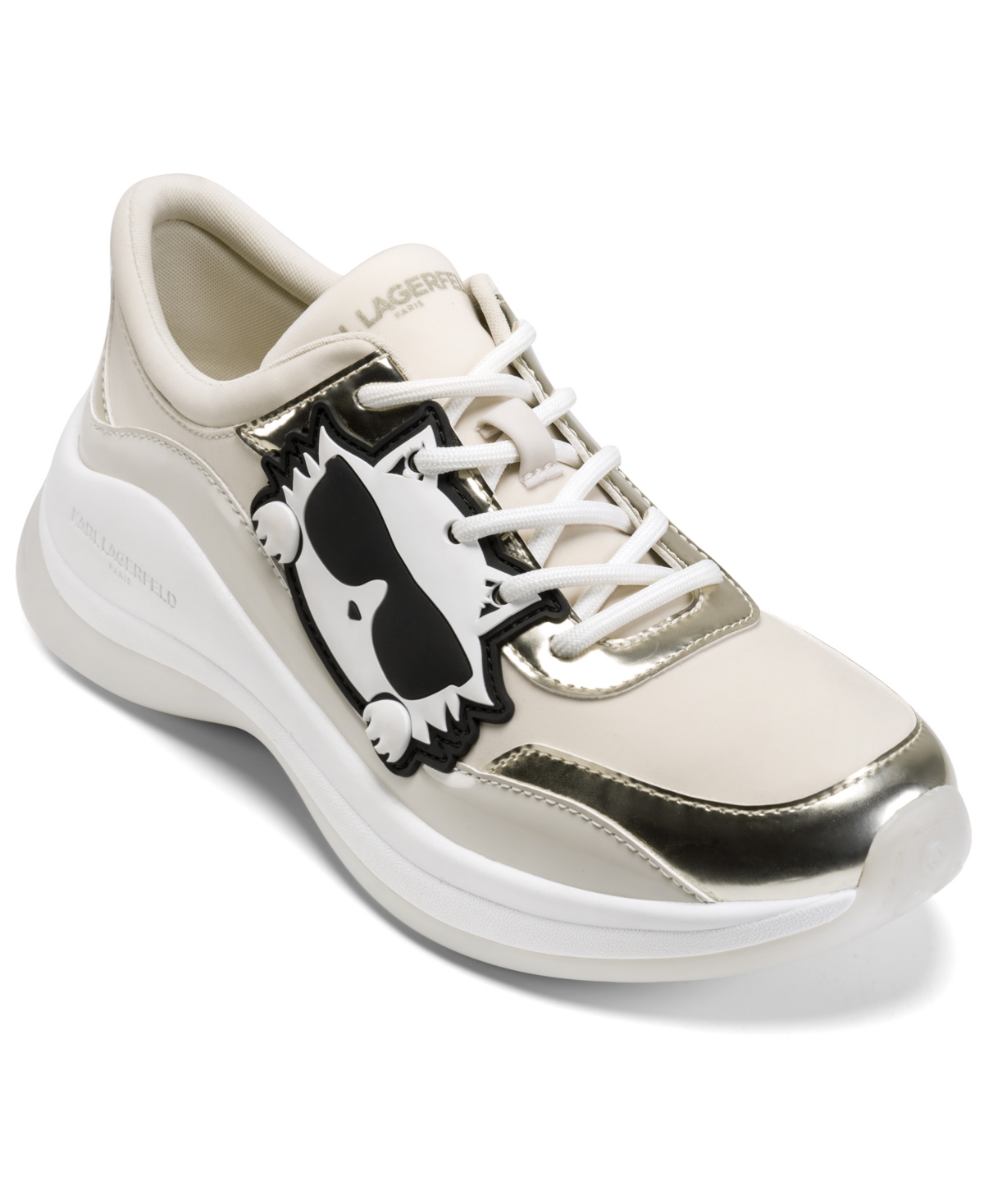 Click here for Karl Lagerfeld Paris Womens Coty Lace Up Sneakers... prices