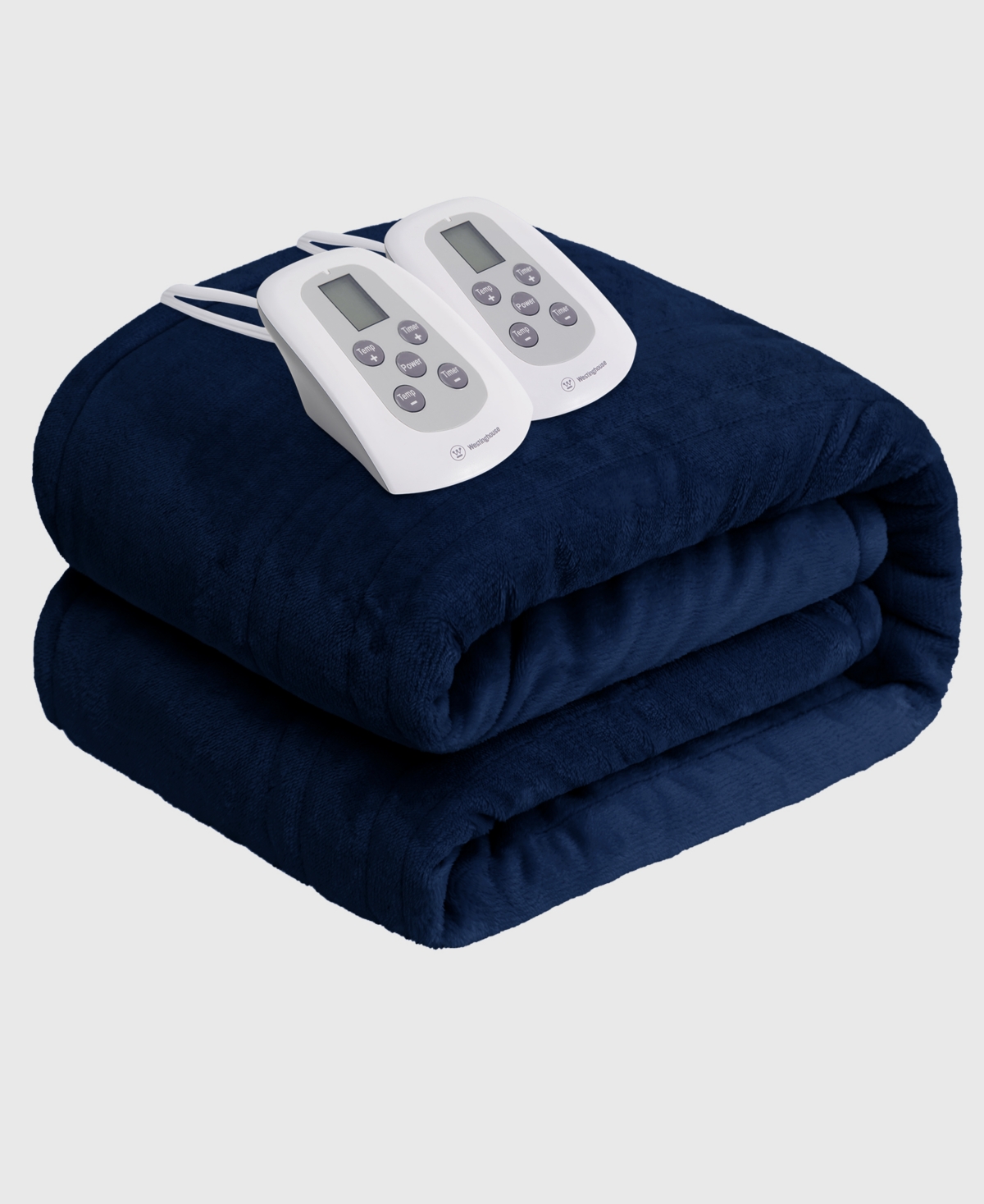 Click here for Westinghouse Heated Flannel Blanket  Queen - Navy prices