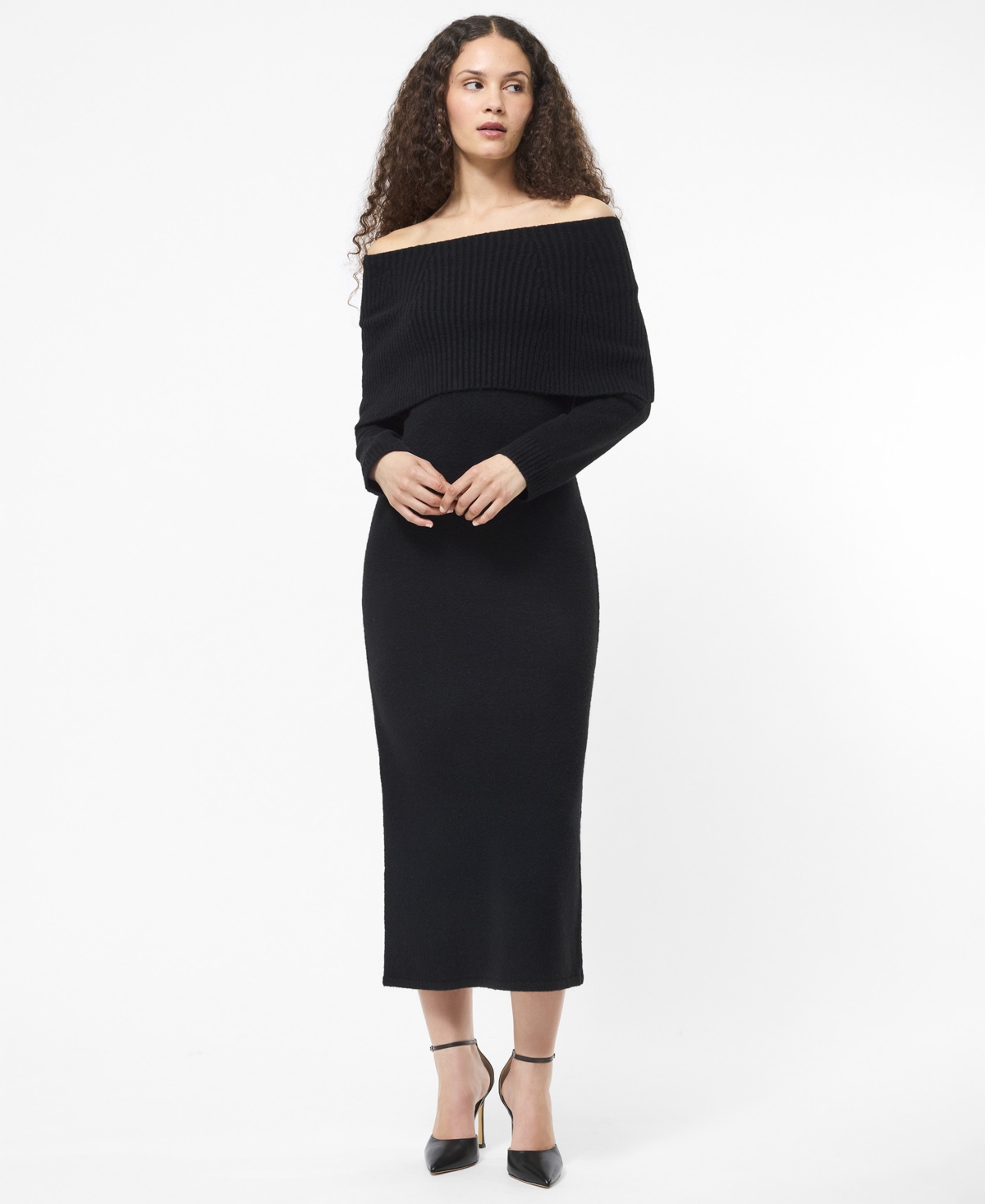 Click here for French Connection Womens Emilia Long-Sleeve Dress... prices