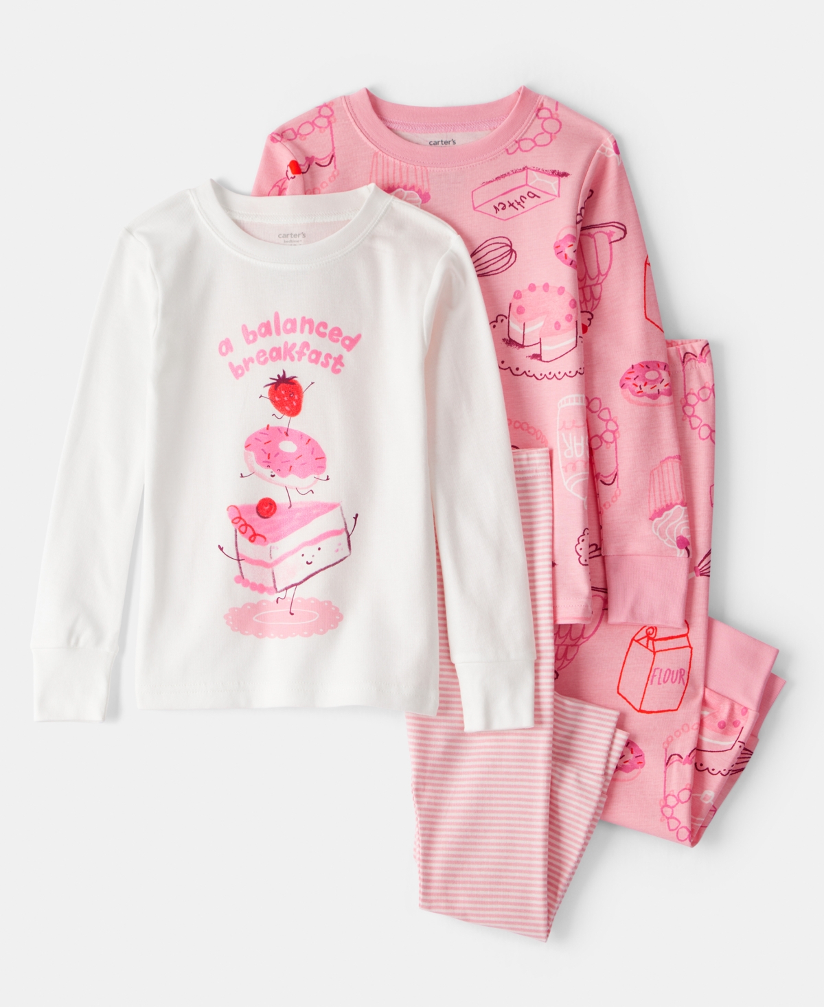 Click here for Carters Girls Toddler 2T-5T 4-Piece Desserts Snug... prices