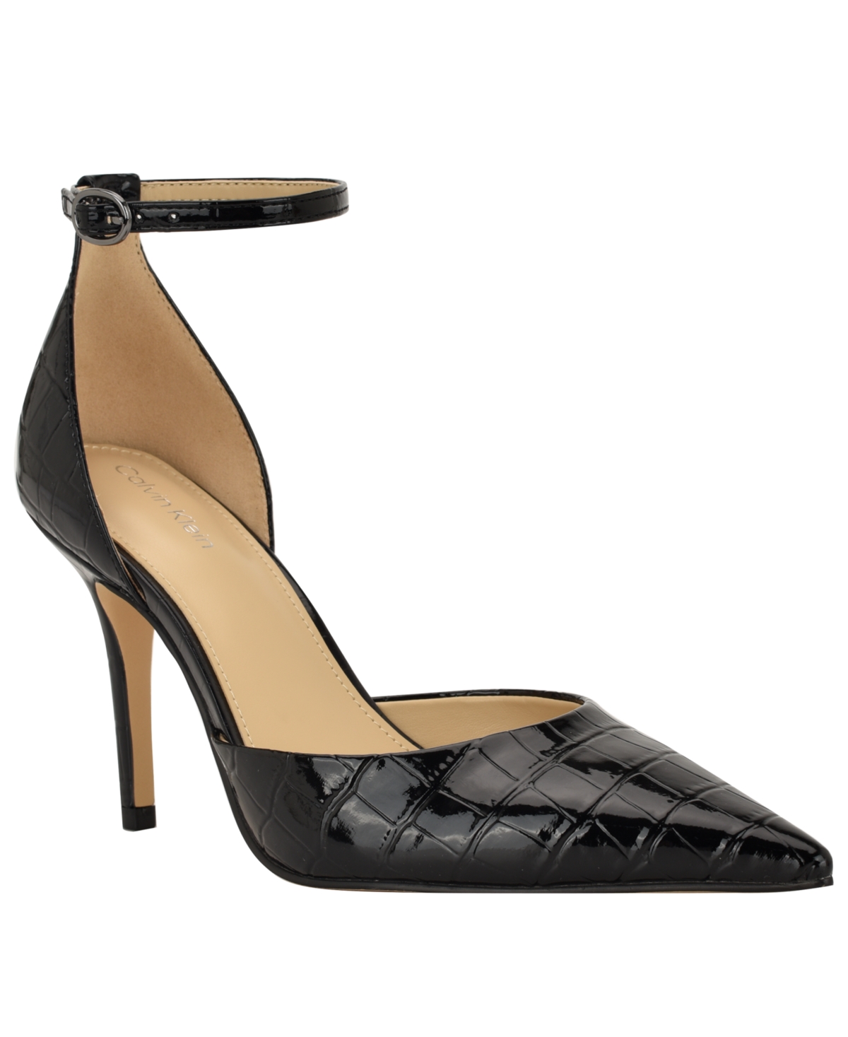 Click here for Calvin Klein Womens Olettia Ankle Strap Stiletto P... prices