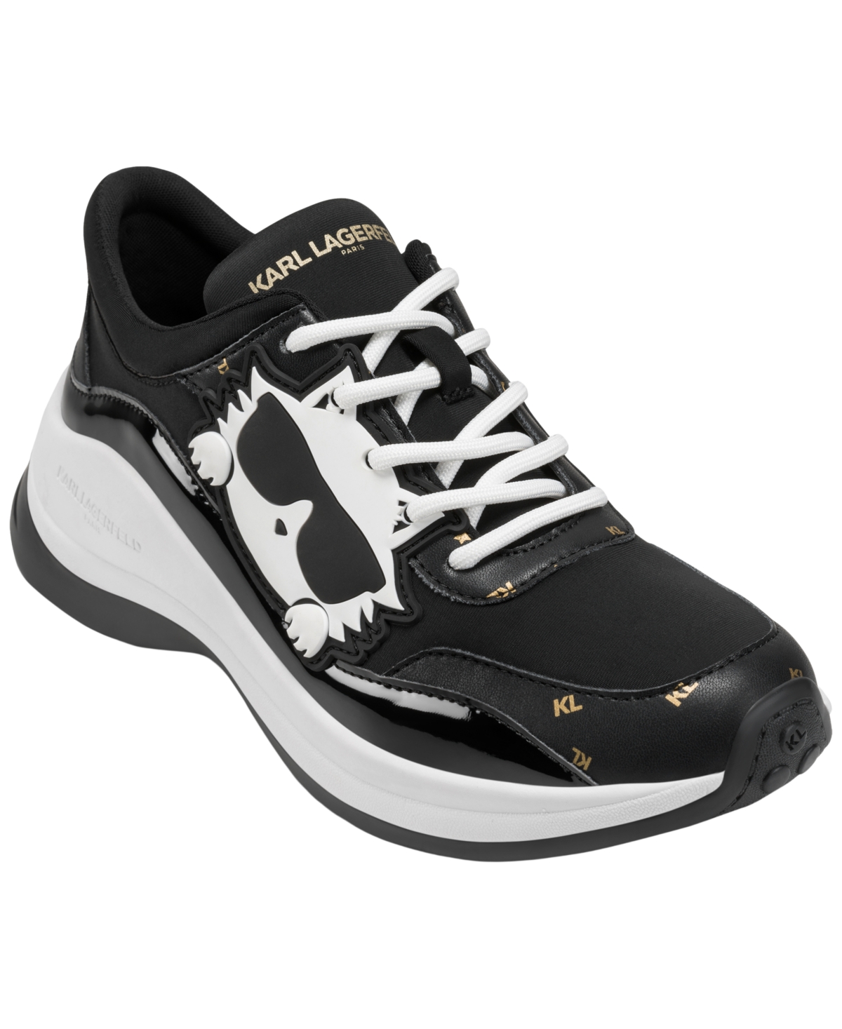 Click here for Karl Lagerfeld Paris Womens Coty Lace Up Sneakers... prices