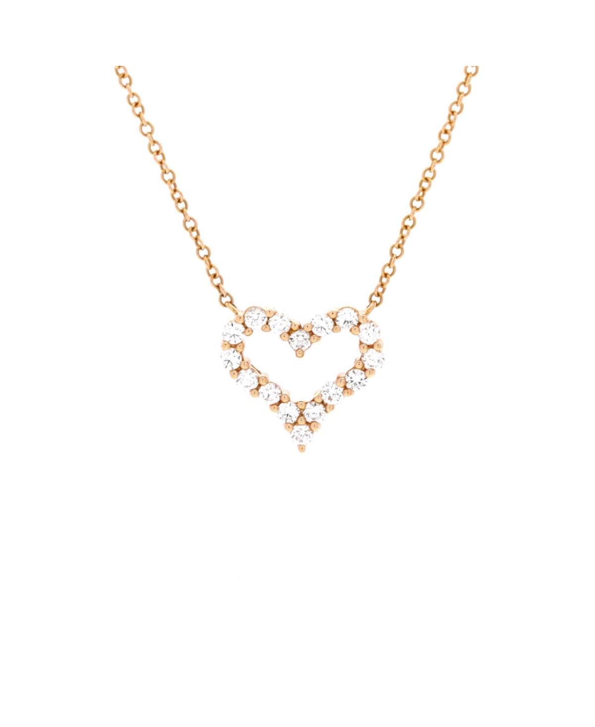 Click here for Pre-Owned Tiffany & Co Heart Pendant Necklace - 18... prices