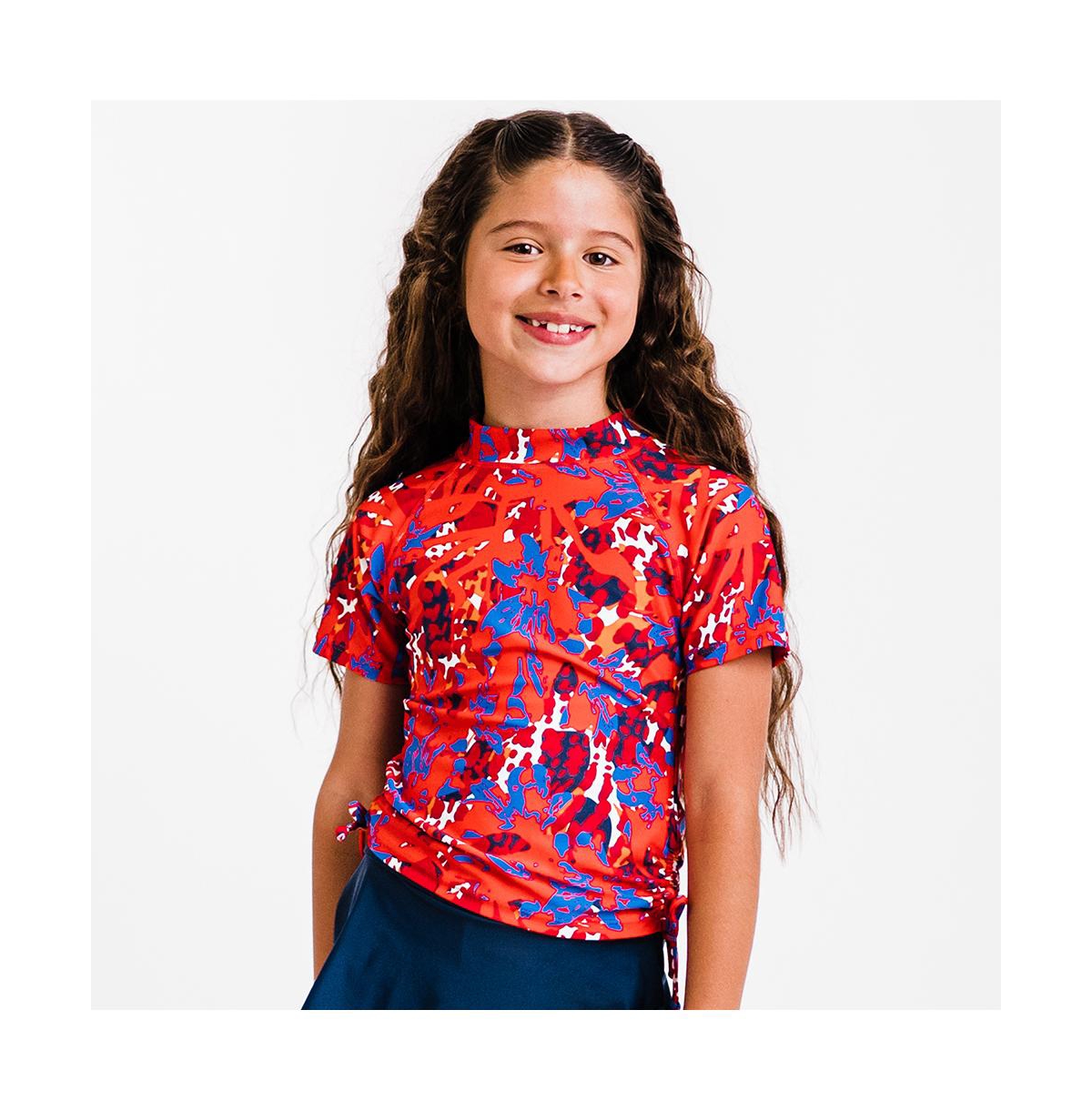 Click here for Calypsa Little Girls Surfer Swim Top - Red resort prices