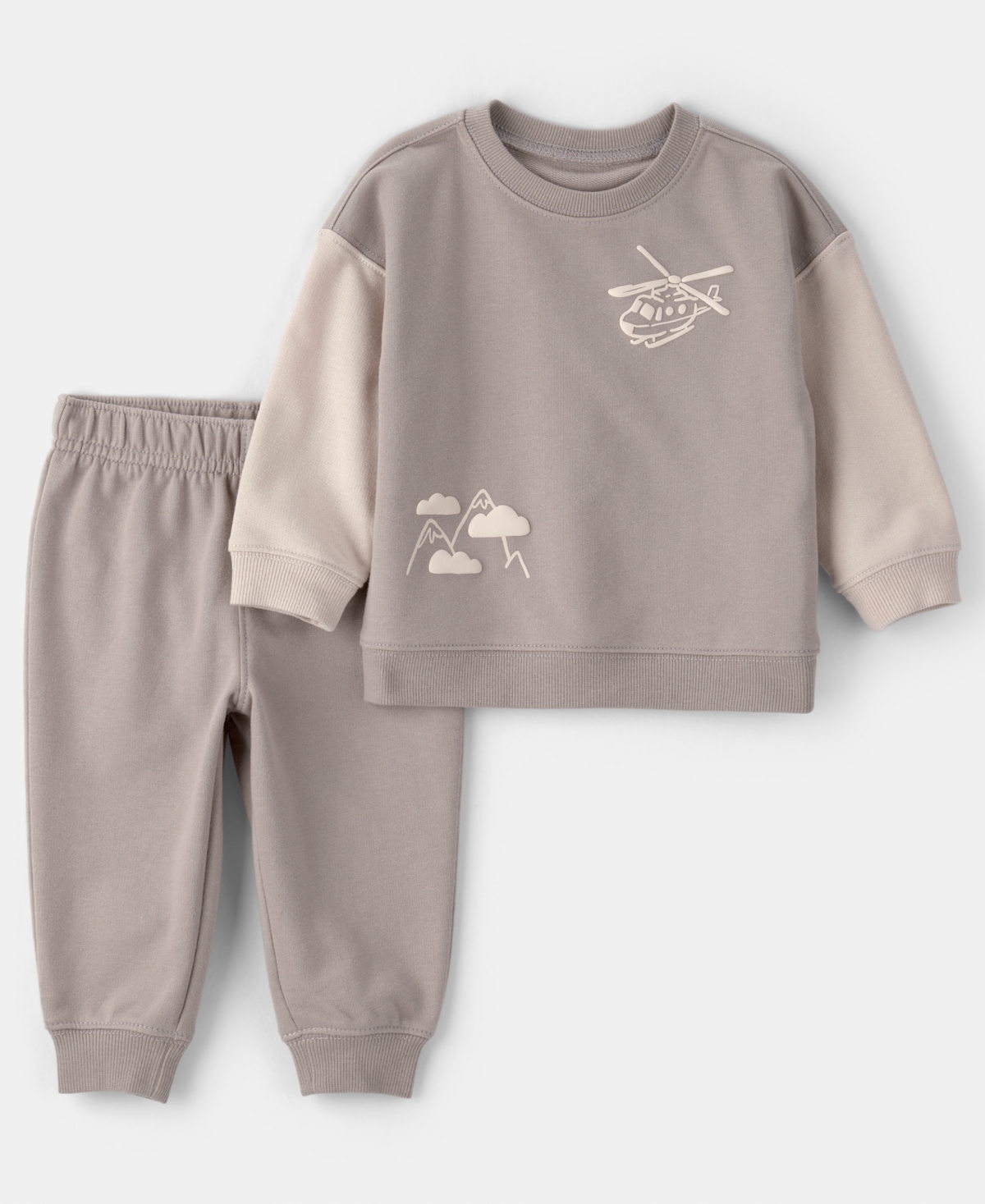 Click here for Carters Baby Boys 2-Piece Helicopter Print Sweatsh... prices