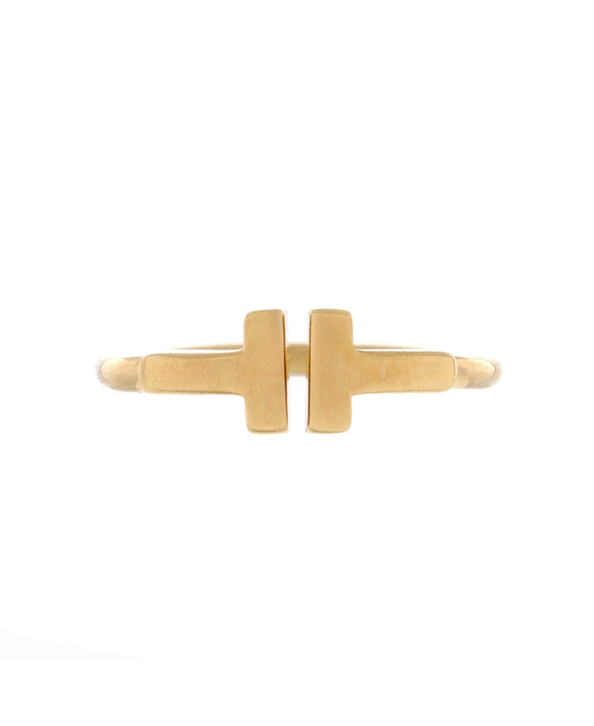 Click here for Pre-Owned Tiffany & Co T Wire Ring - 18k yellow go... prices