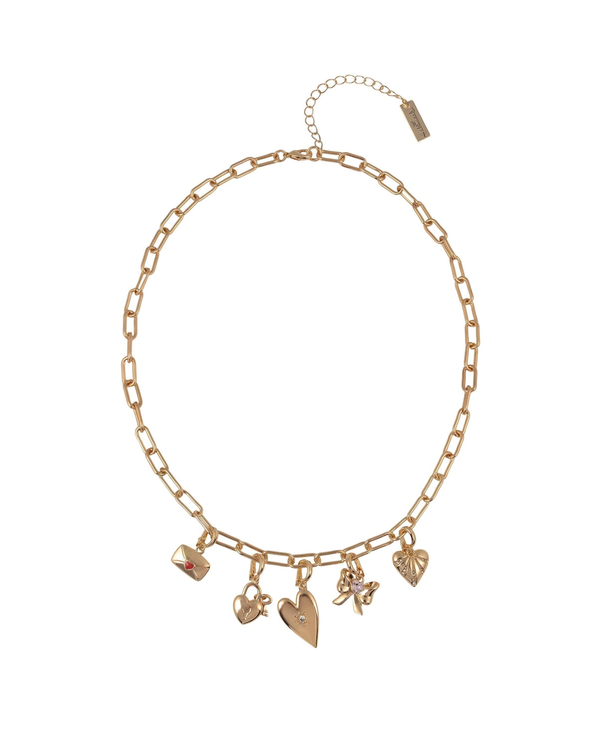 Click here for Hallmark Heart Charm Necklace - Gold prices