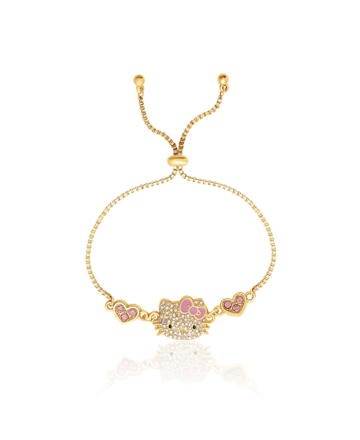 Click here for Hello Kitty Adjustable Bracelet with Pave Pink Bow... prices