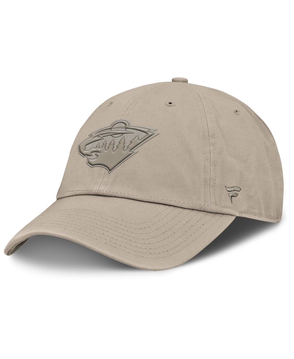 Click here for Fanatics Mens Tan Minnesota Wild Authentic Pro Roa... prices