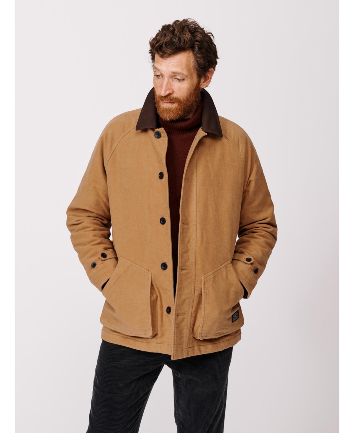 Click here for Aubin Mens Bennett Moleskin Jacket - Dijon prices