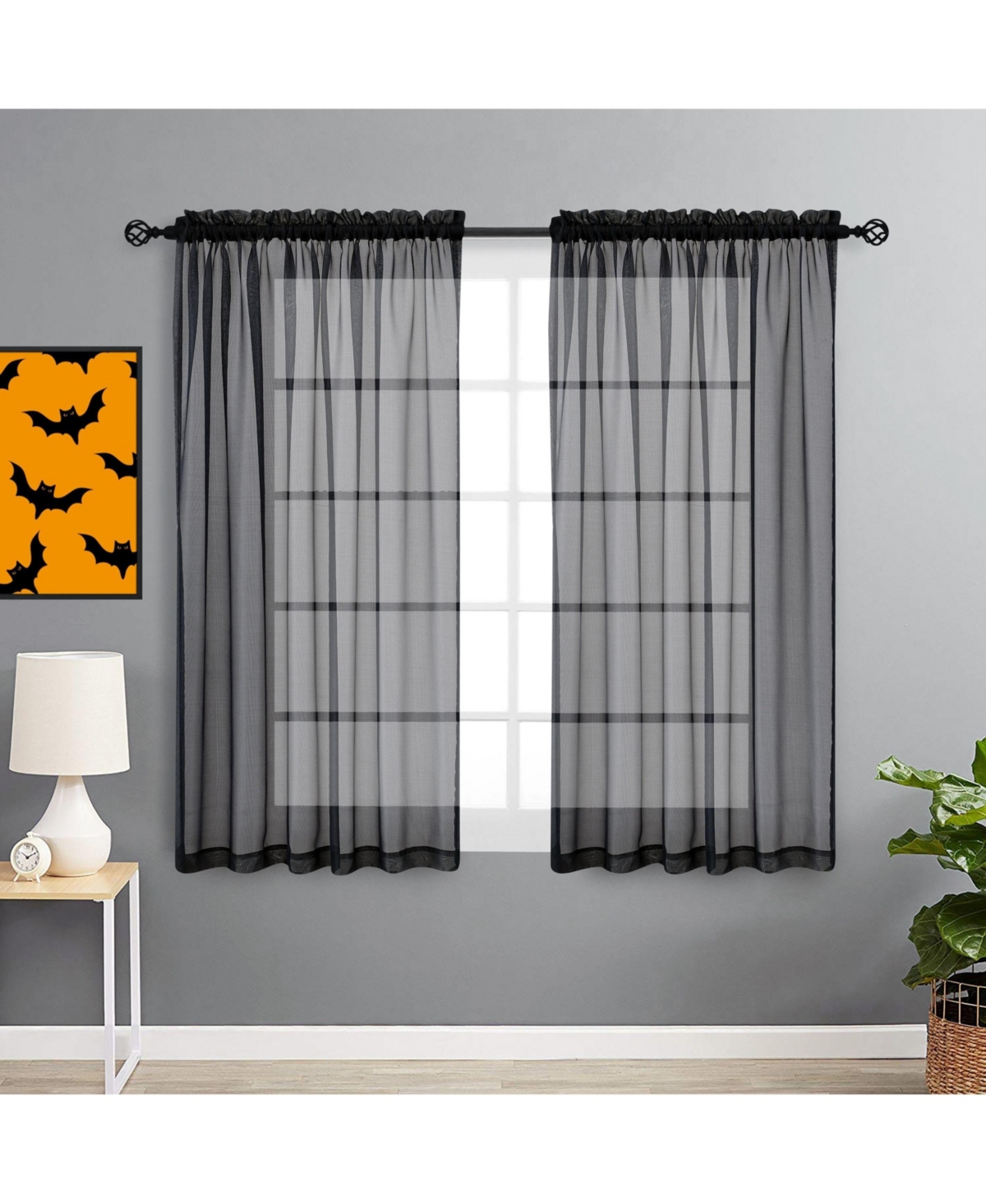Click here for Goodgram 2 Piece Spooky Halloween Decor Ghoul Blac... prices
