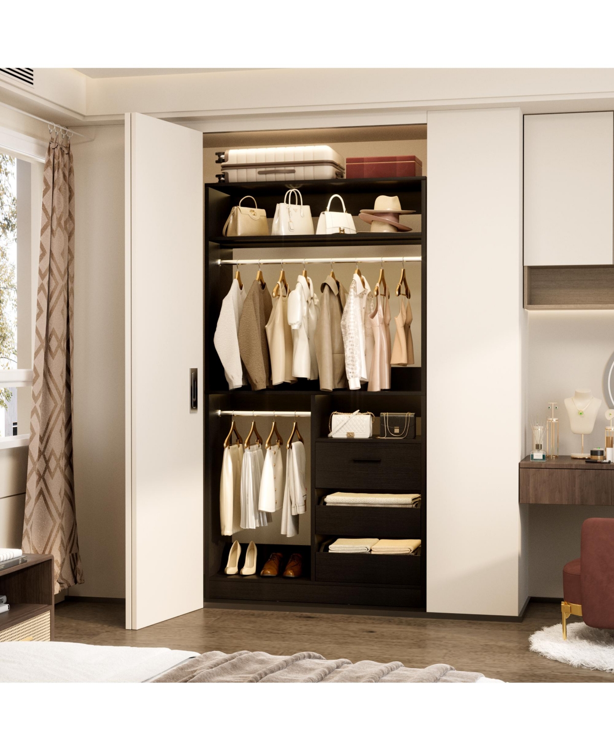 Click here for 3FT Heavy Duty Closet System  36 Free Standing Clo... prices