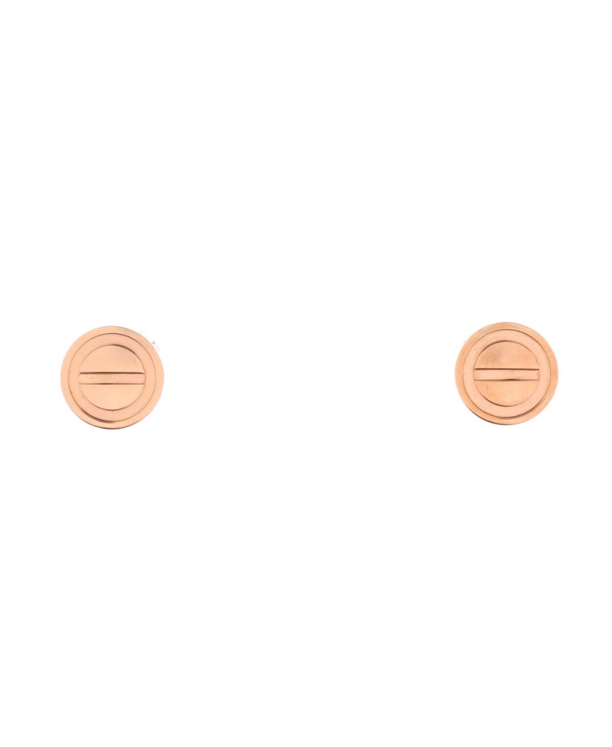 Click here for Pre-Owned Cartier Love Stud Earrings - 18k rose go... prices