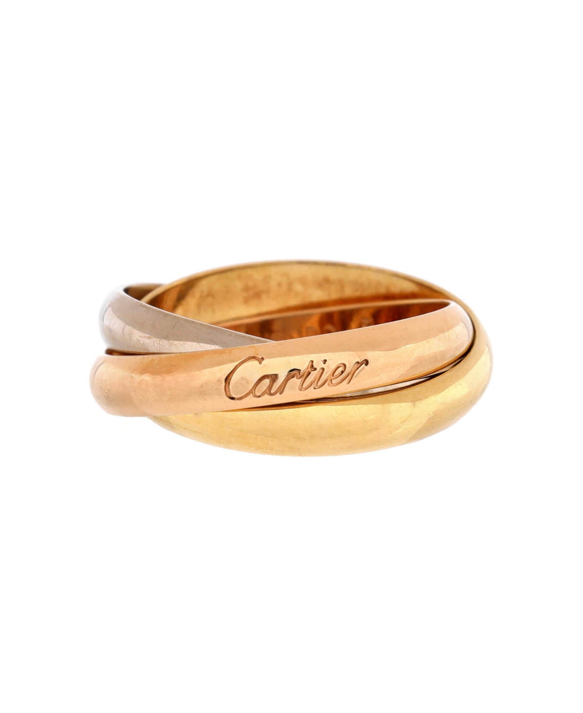 Click here for Pre-Owned Cartier Trinity Ring - 18k tri colored g... prices