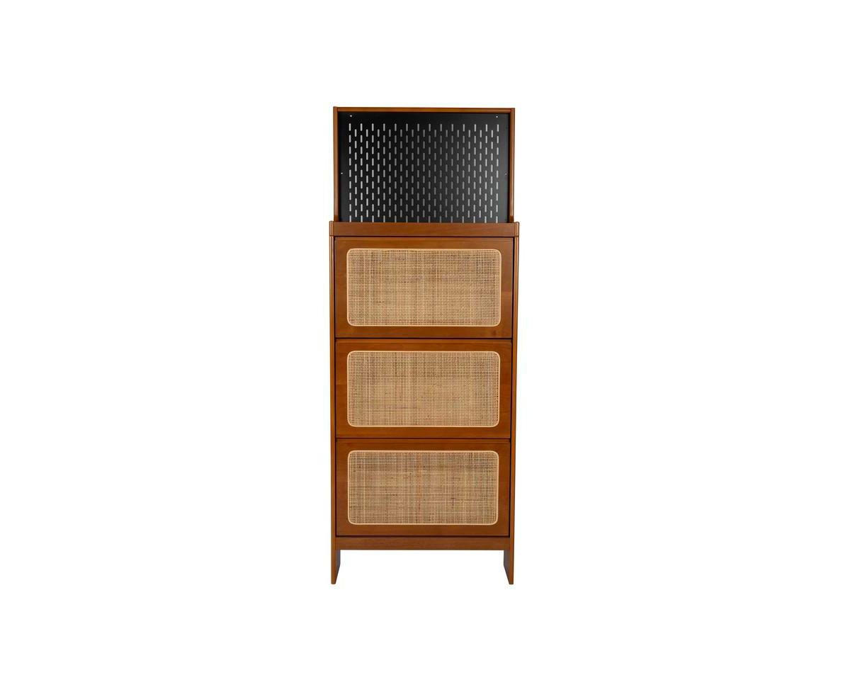 Click here for Casainc Rattan Shoe Cabinet with 3 Flip Drawers -... prices