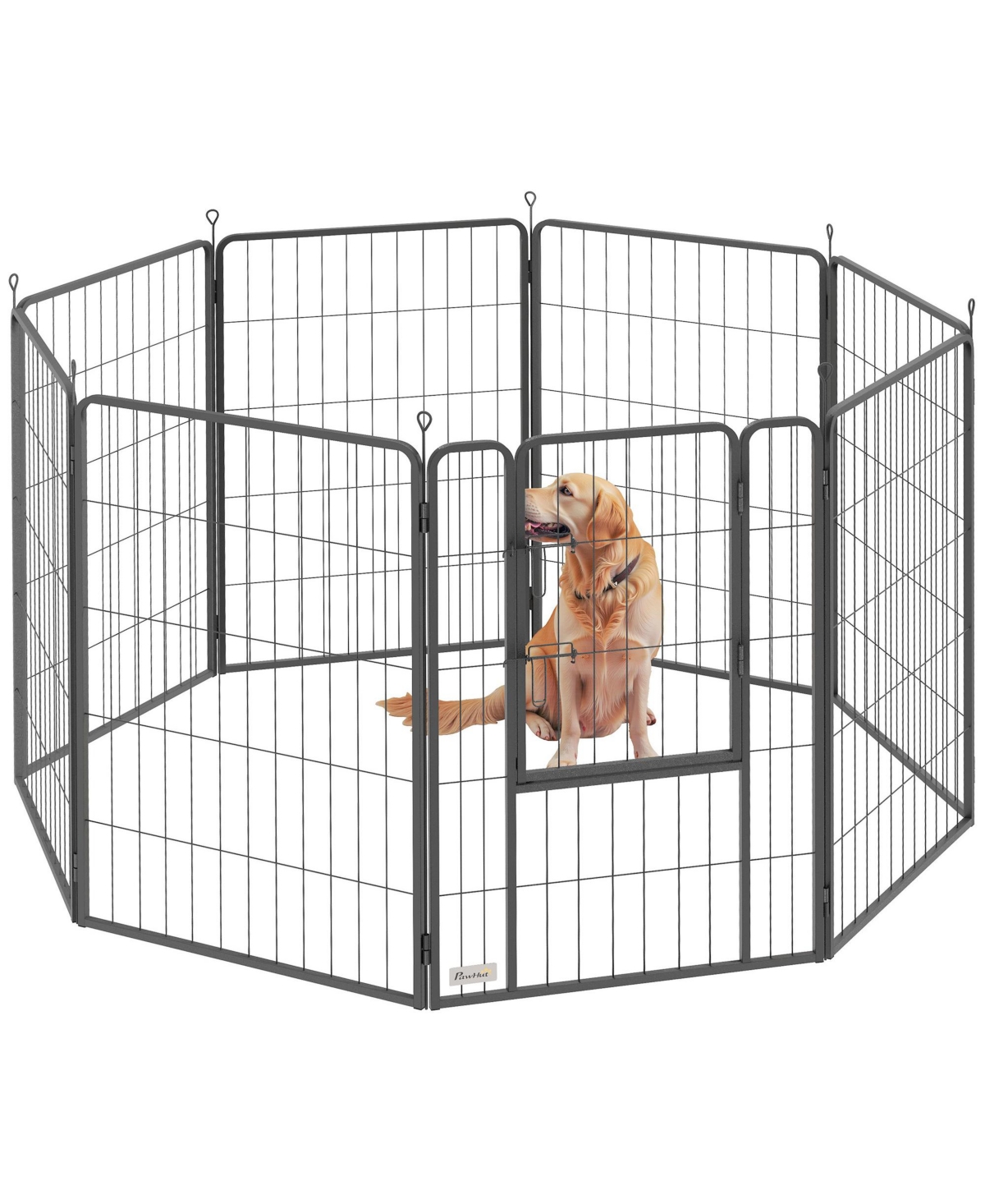 Click here for PawHut 39 Inch 8 Panel Heavy Duty Dog Playpen with... prices