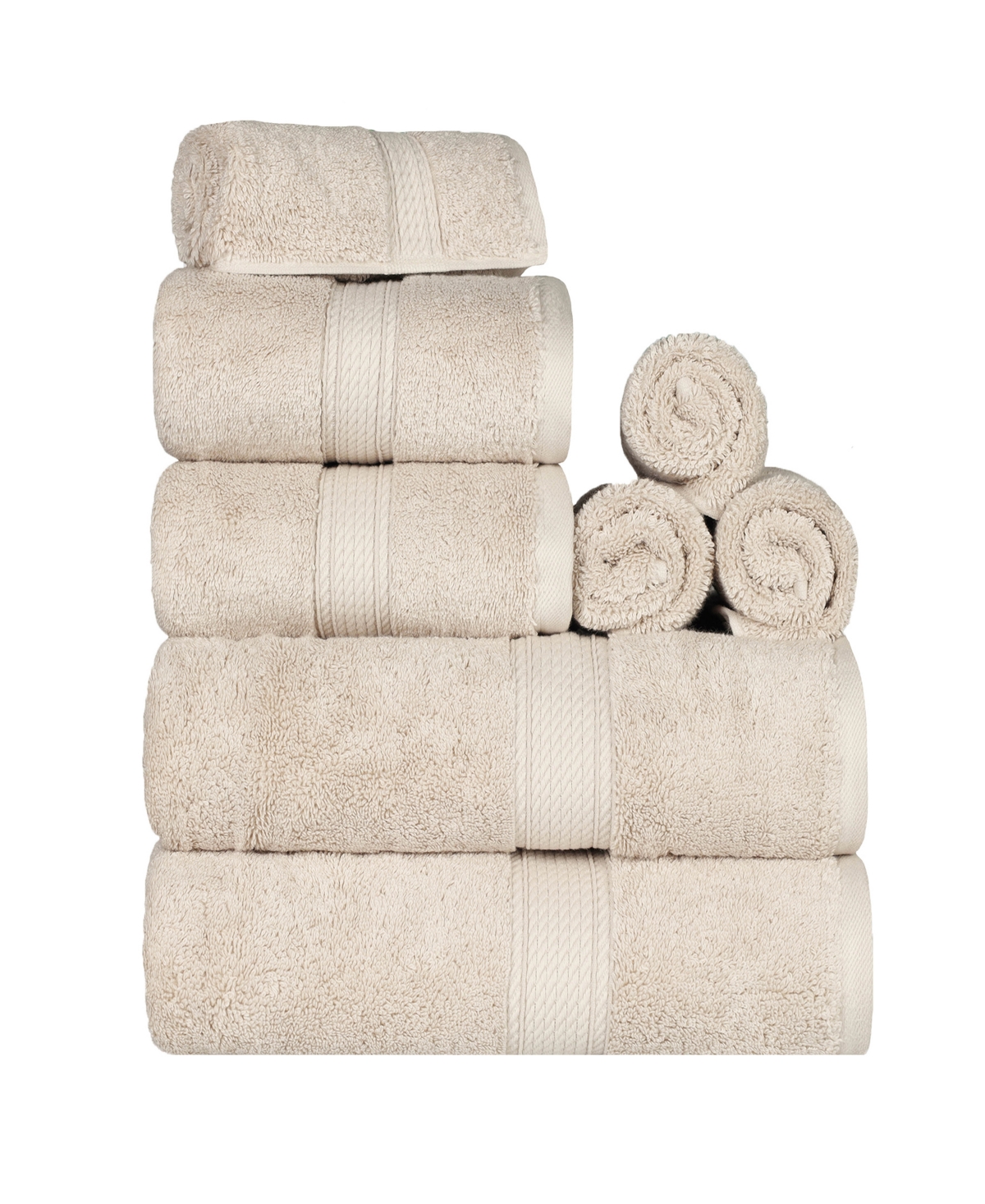 Click here for Superior Egyptian Cotton 8-Pc. Towel Set - Cream prices