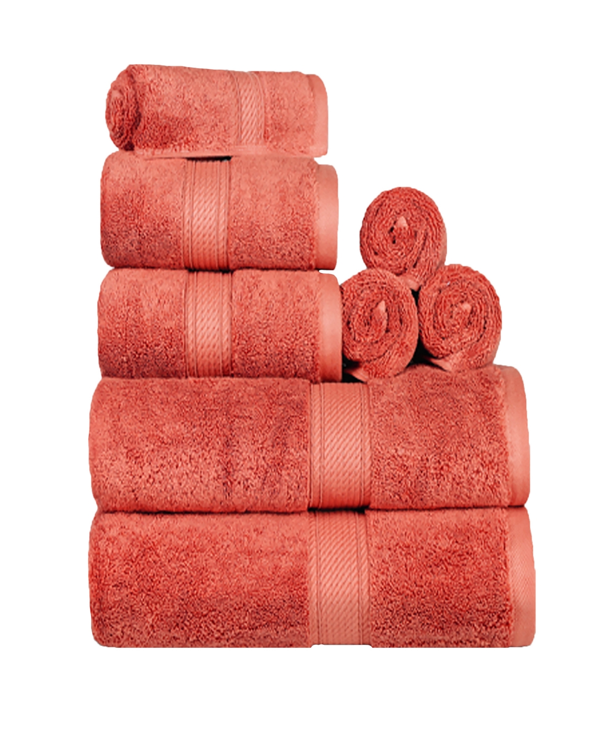 Click here for Superior Egyptian Cotton 8-Pc. Towel Set - Coral prices