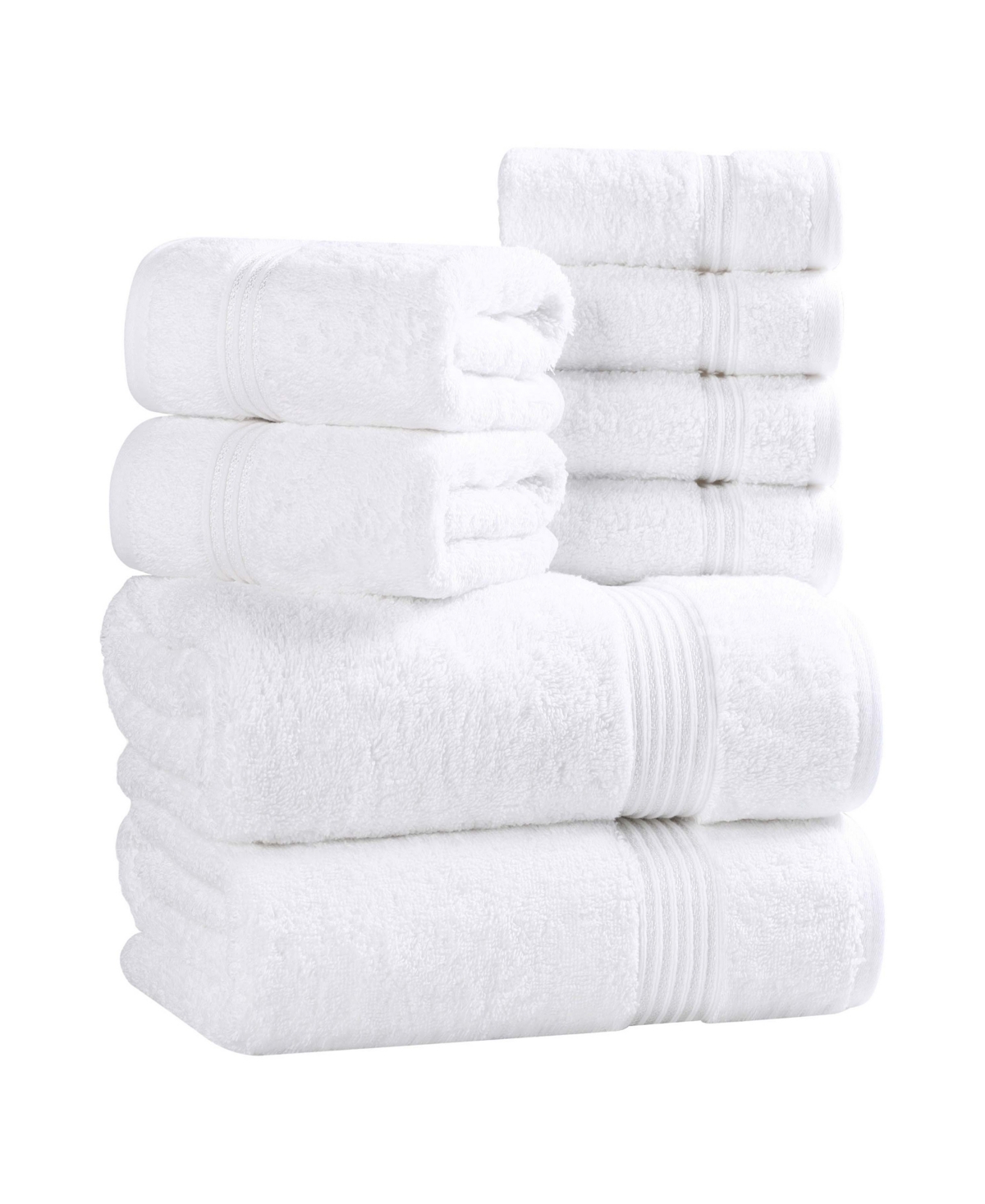 Click here for Superior Egyptian Cotton 8-Pc. Towel Set - White prices