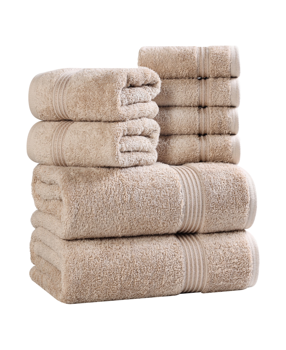 Click here for Superior Egyptian Cotton 8-Pc. Towel Set - Taupe prices