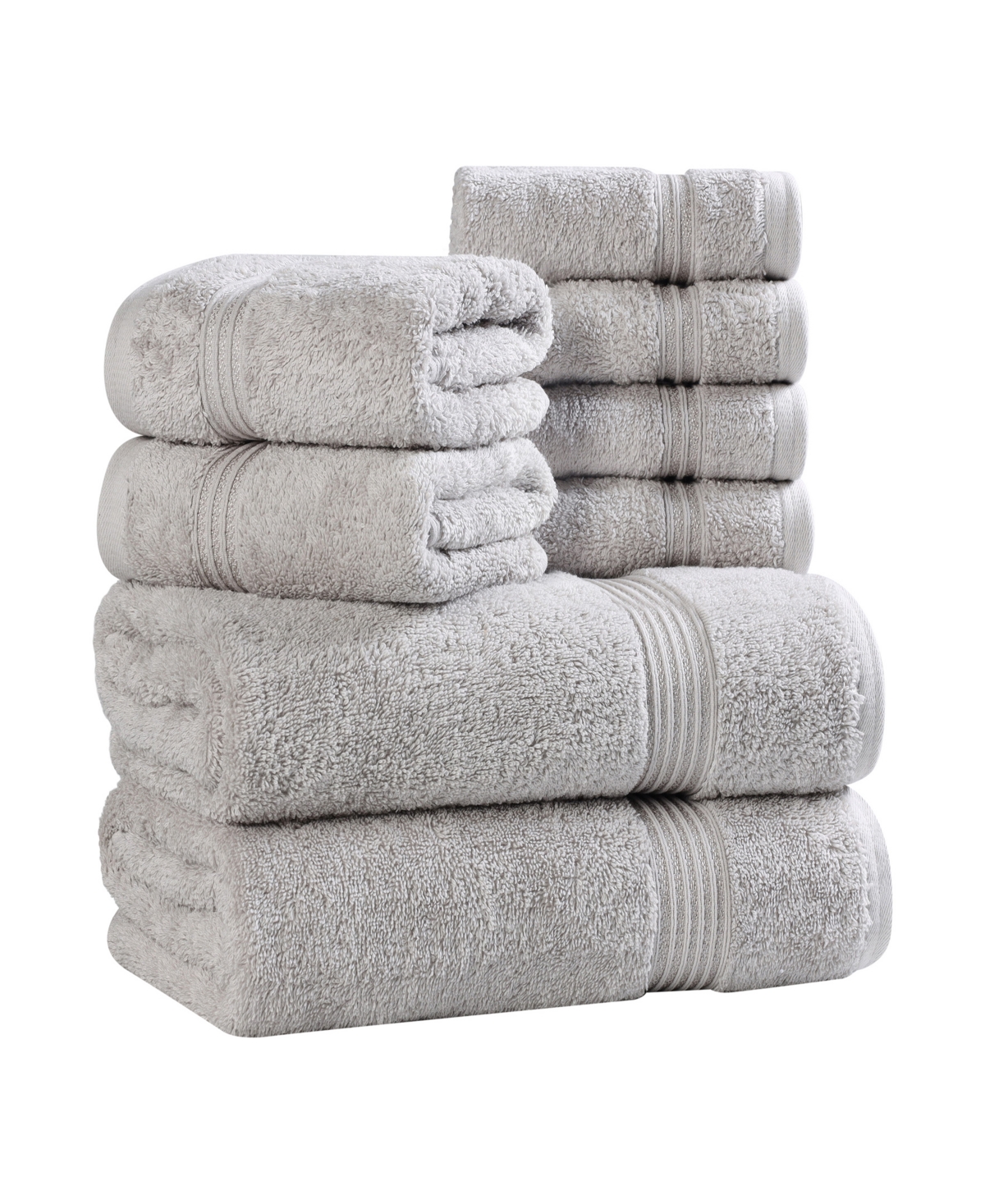 Click here for Superior Egyptian Cotton 8-Pc. Towel Set - Silver prices