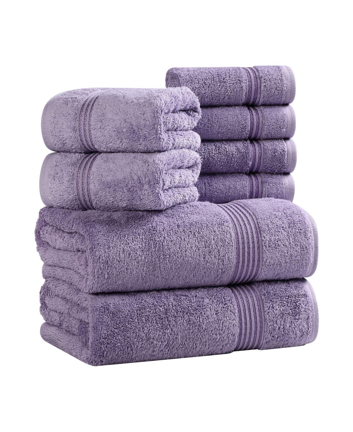 Click here for Superior Egyptian Cotton 8-Pc. Towel Set - Royal P... prices