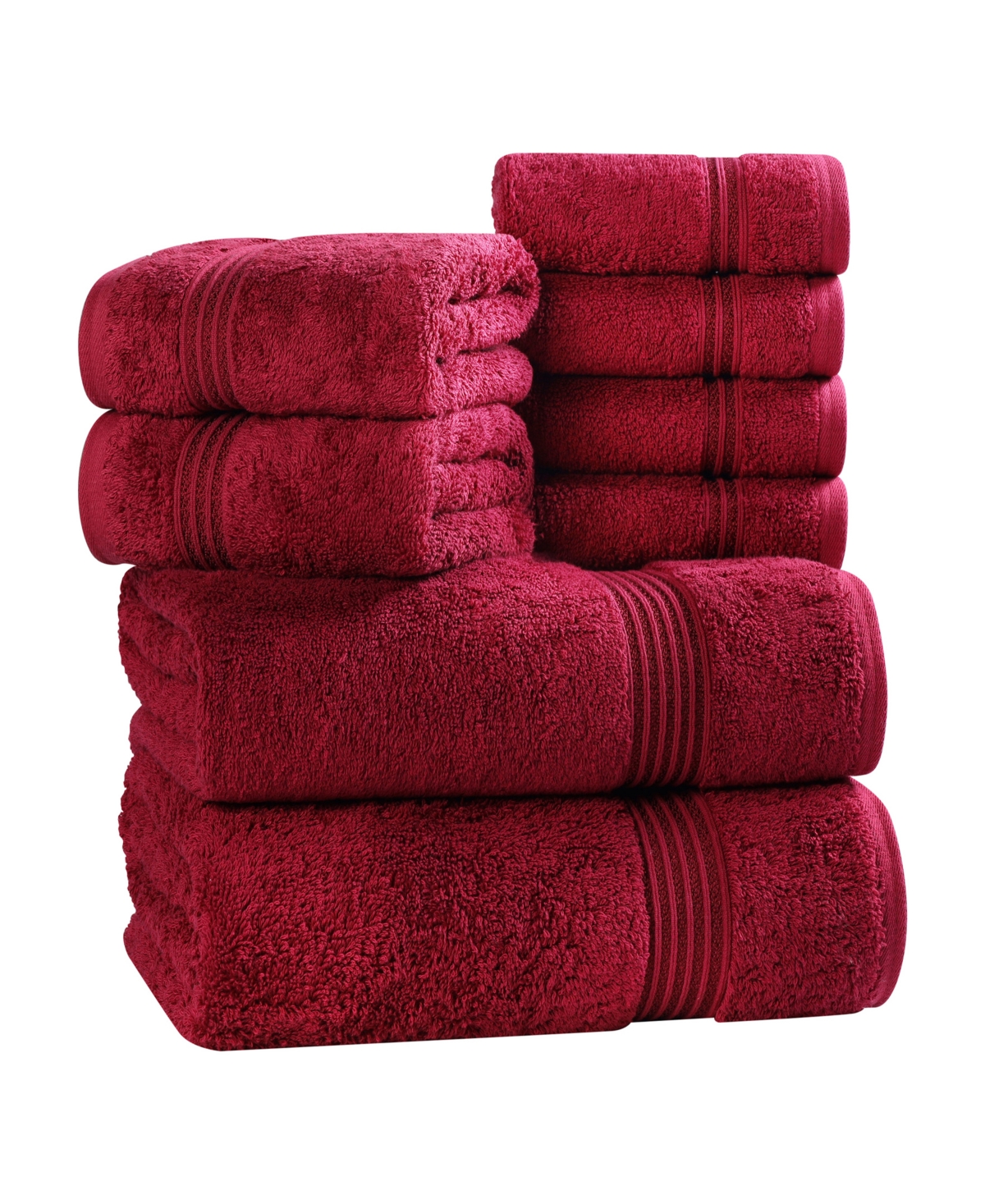 Click here for Superior Egyptian Cotton 8-Pc. Towel Set - Burgund... prices